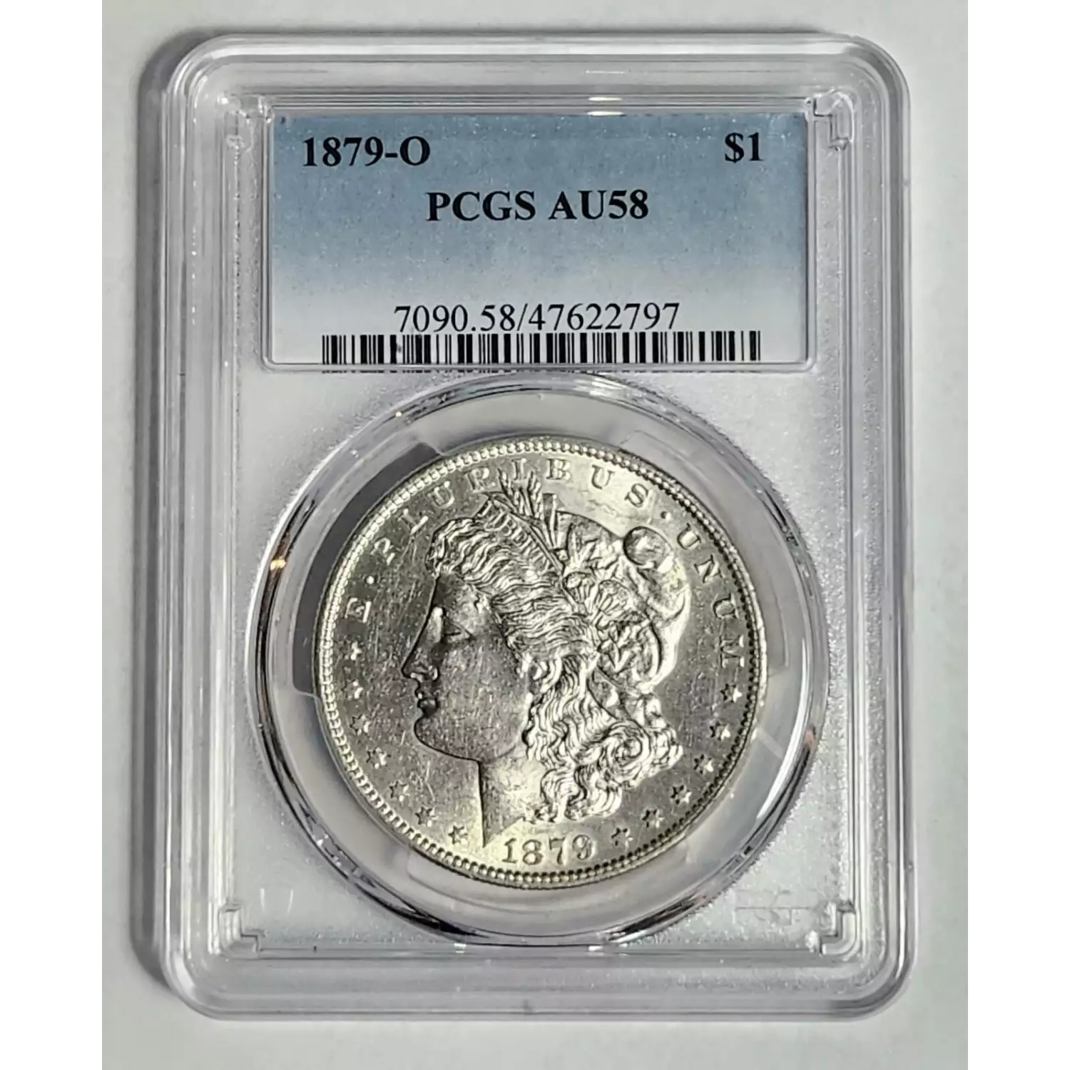 1879-O Morgan Silver Dollar PCGS AU-58 - Bob Paul Rare Coins