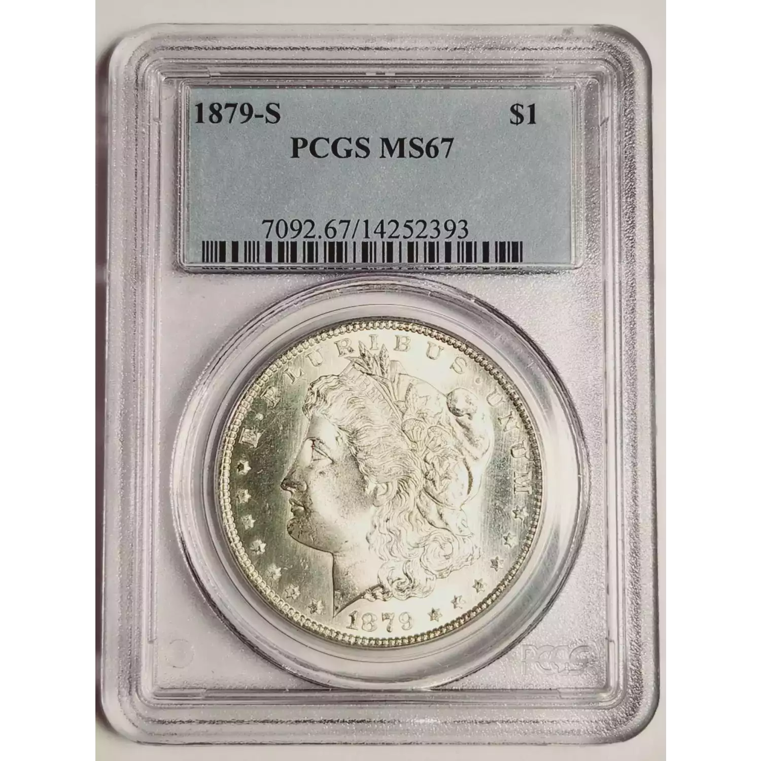 1879-S Morgan Silver Dollar PCGS MS-67 - Bob Paul Rare Coins
