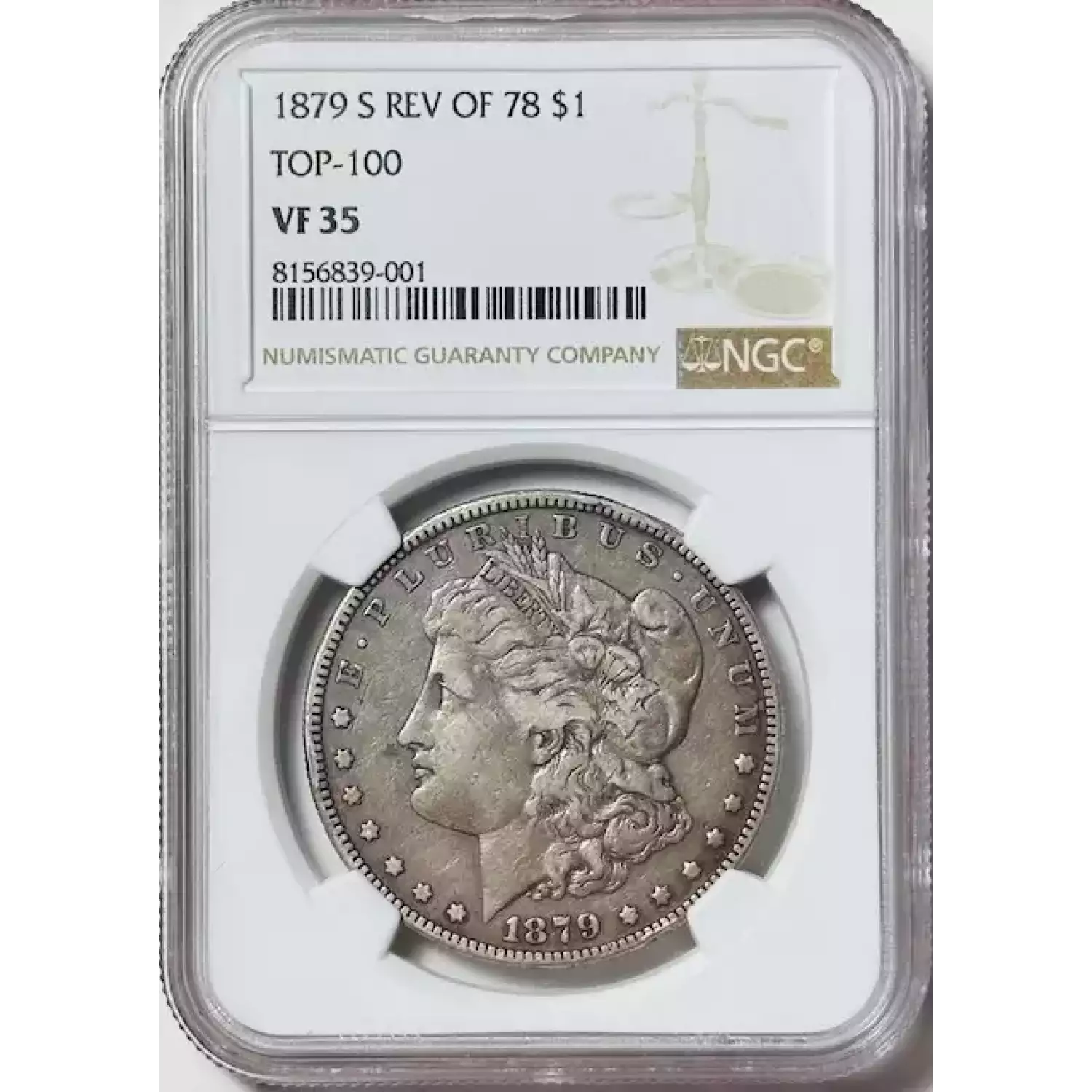 1879-S Morgan Silver Dollar NGC VF-35 S TOP-100 - Bob Paul Rare Coins