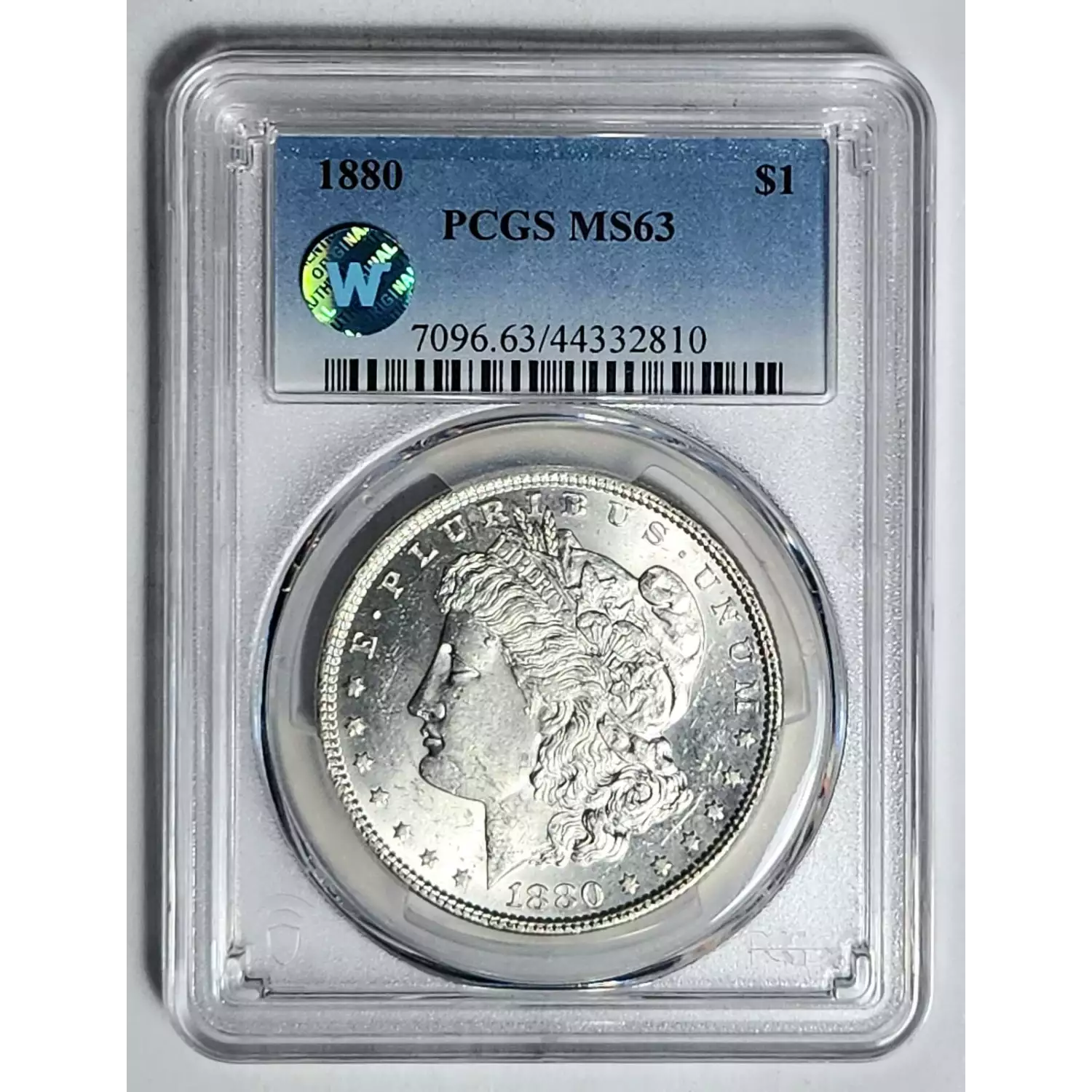 1880 Morgan Silver Dollar PCGS MS-63 Sight White - Bob Paul Rare Coins