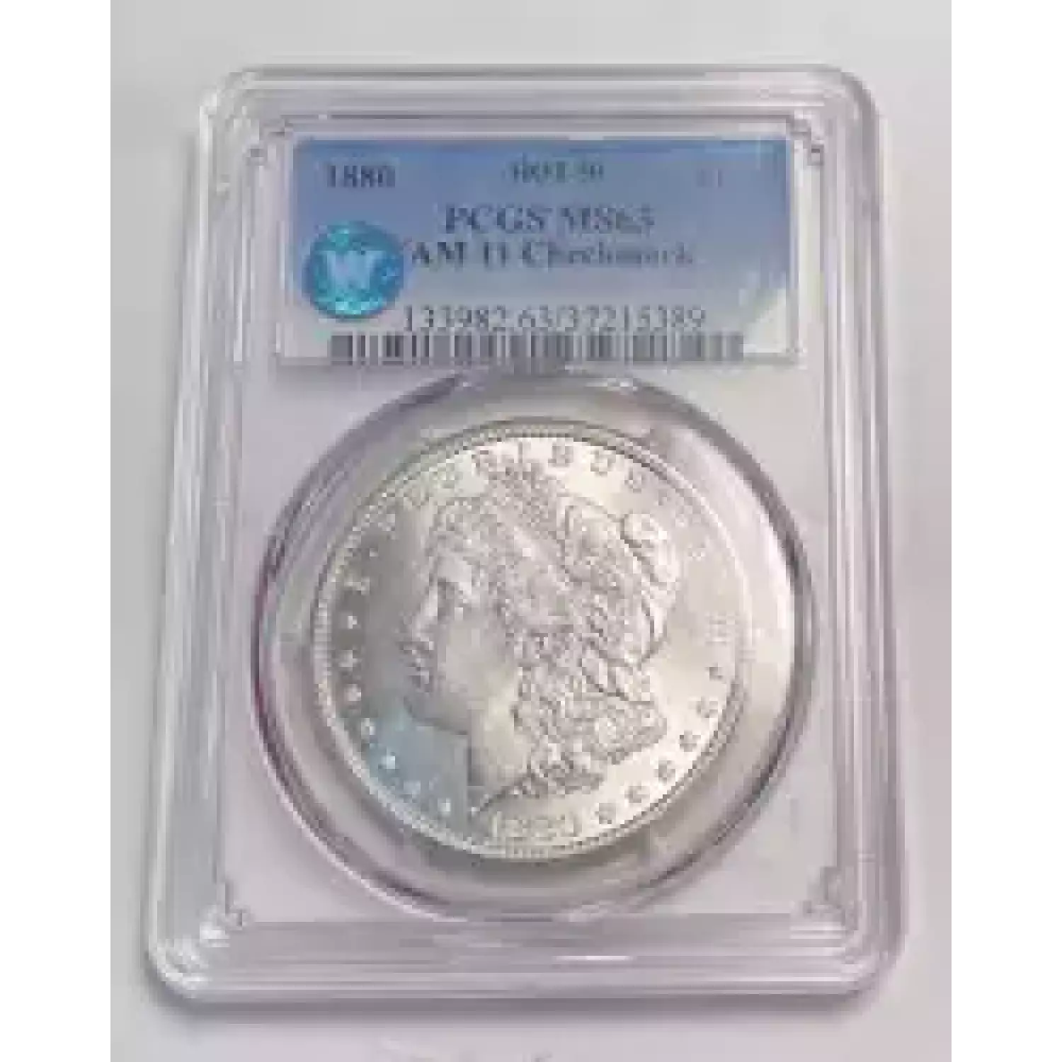 1880 Morgan Silver Dollar PCGS MS-63 8/7 Overdate VAM 11 Checkmark Sight White - Bob Paul Rare Coins