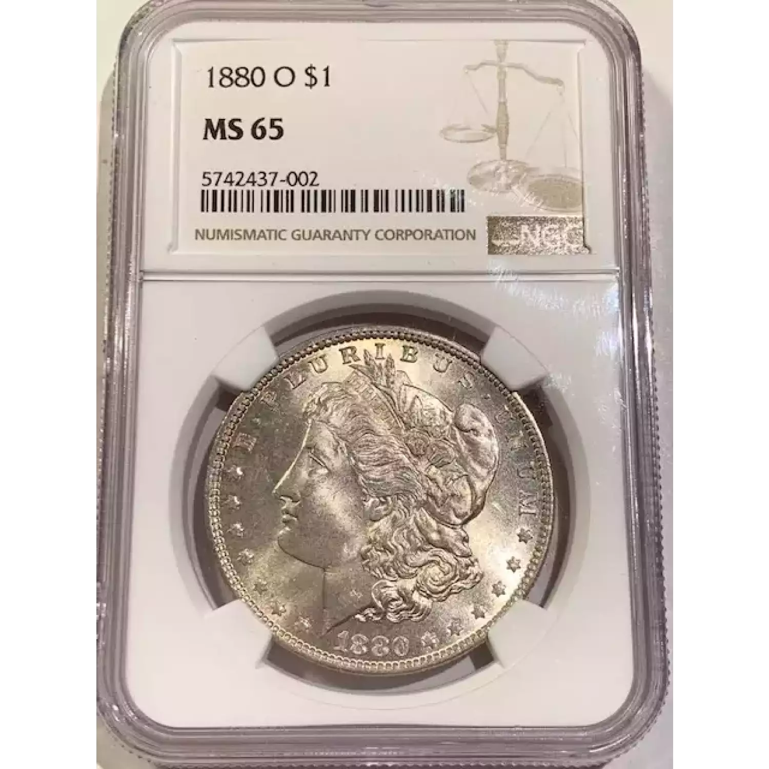 1880-O Morgan Silver Dollar NGC MS-65 - Bob Paul Rare Coins