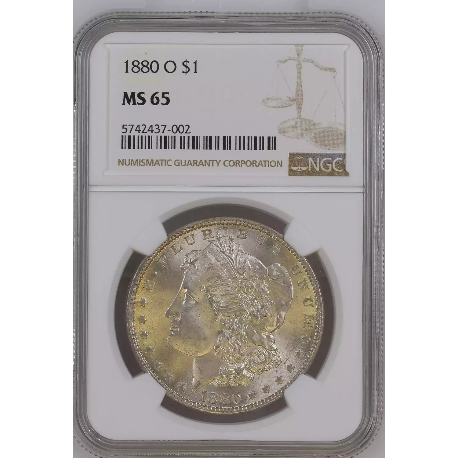 1880-O Morgan Silver Dollar NGC MS-65 - Bob Paul Rare Coins