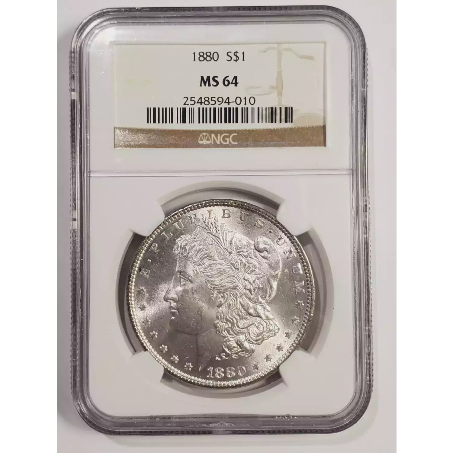 1880 Morgan Silver Dollar NGC MS-64 - Bob Paul Rare Coins
