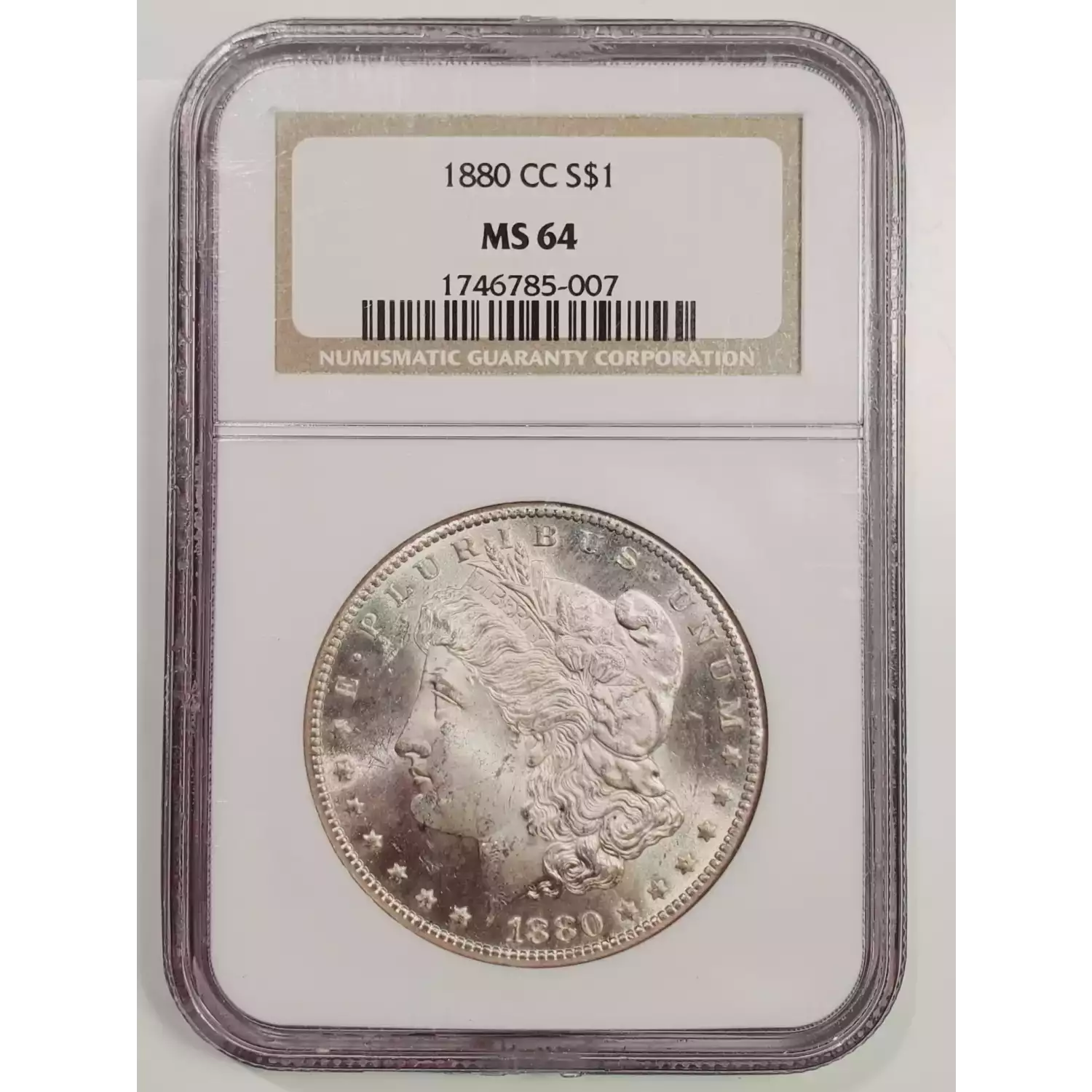 1880-CC Morgan Silver Dollar NGC MS-64 - Bob Paul Rare Coins