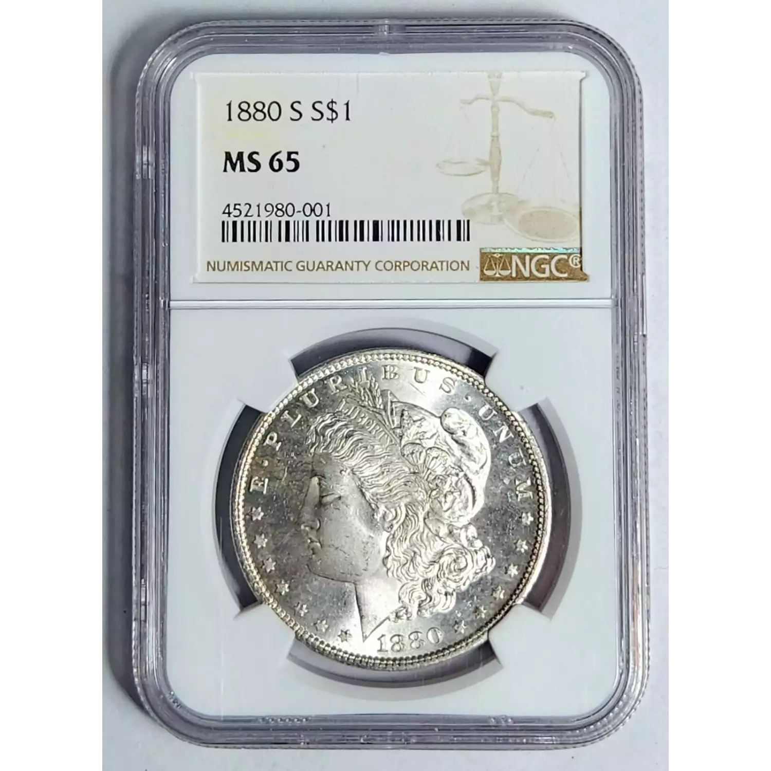1880-S Morgan Silver Dollar NGC MS-65 - Bob Paul Rare Coins
