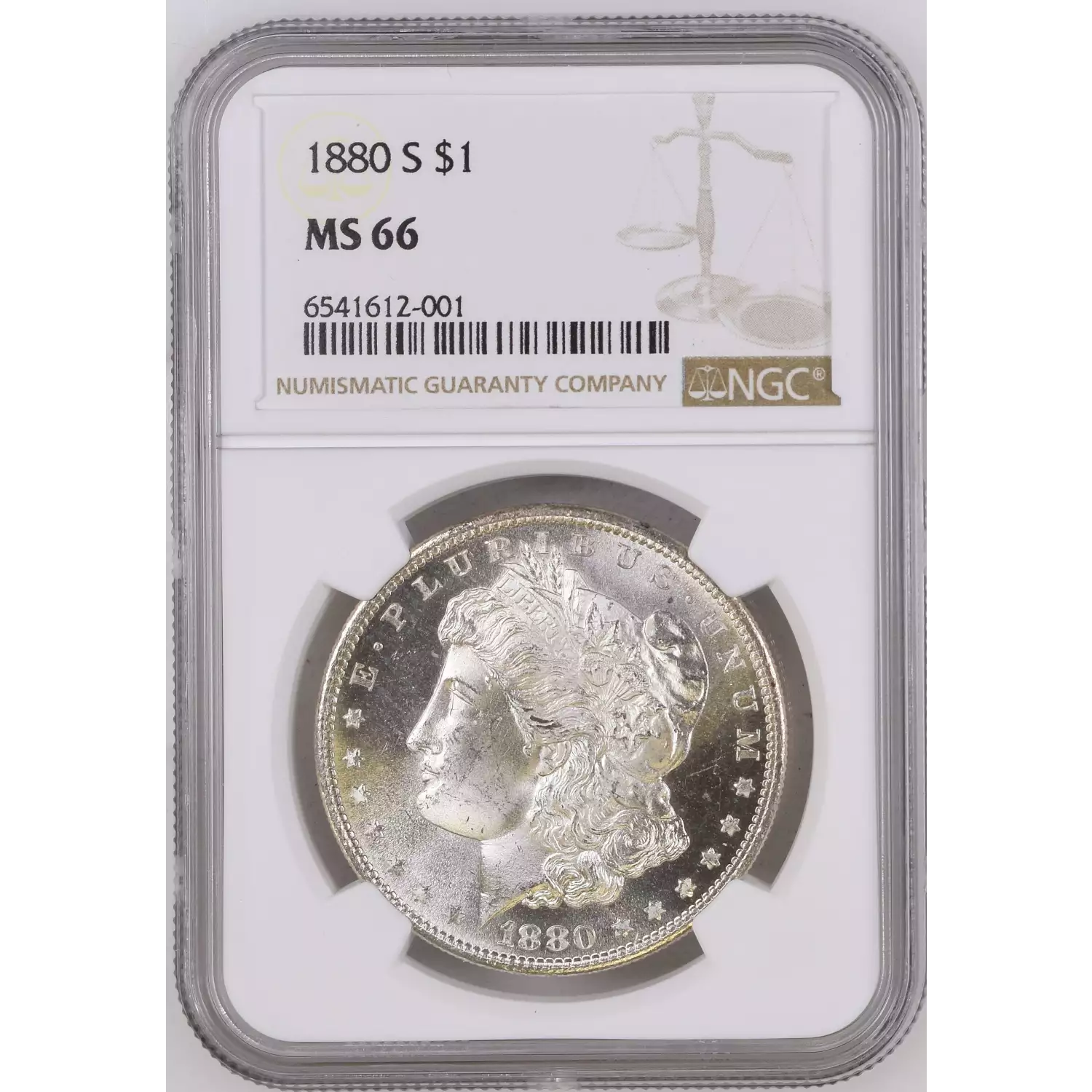 1880-S Morgan Silver Dollar NGC MS-66 - Bob Paul Rare Coins