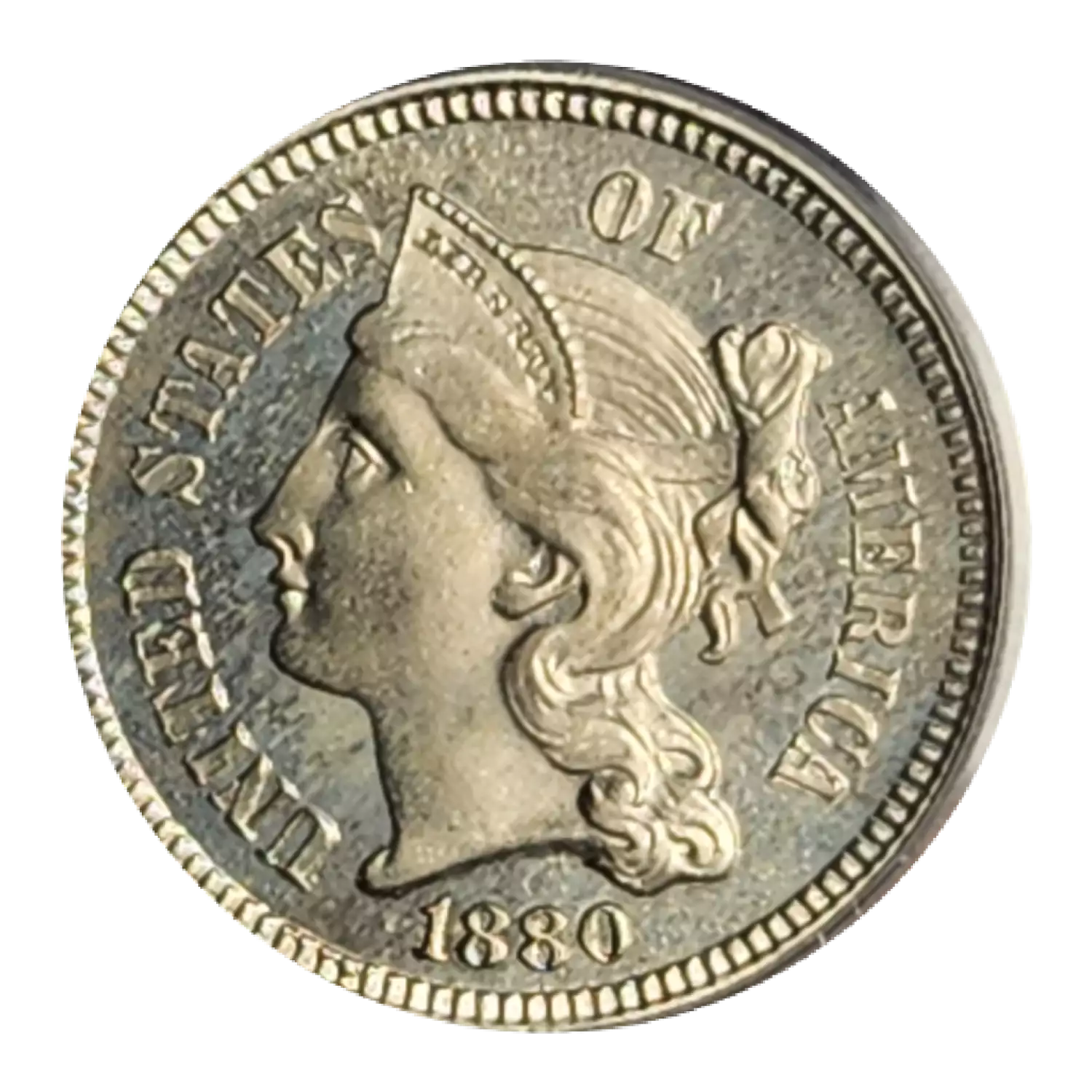 1880 Three Cent Pieces (Nickel) PCGS PR-65 - Bob Paul Rare Coins