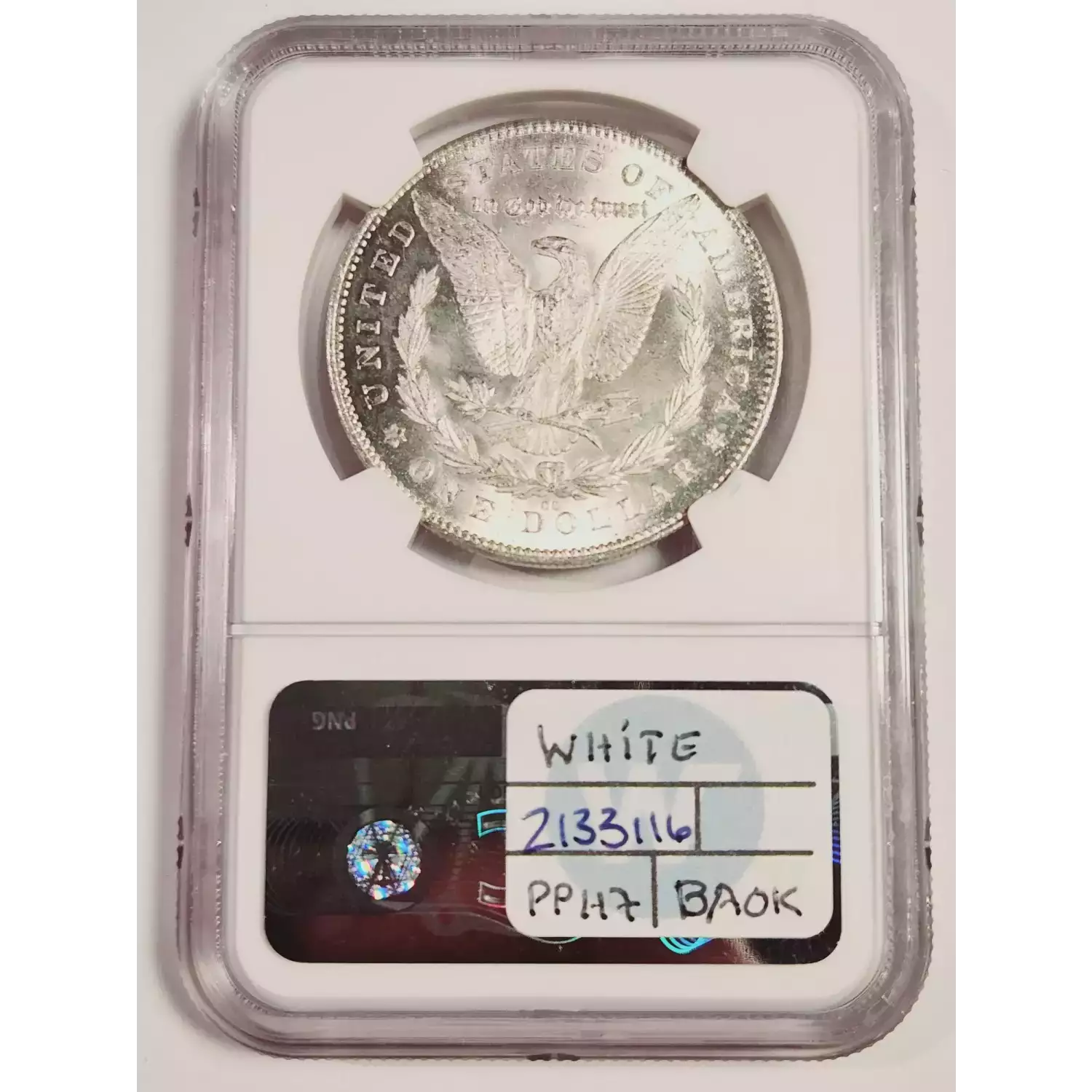 1880/79-CC NGC MS-63 VAM-4 REV OF 78 - Top 100 - White! Morgan Silver Dollar - Bob Paul Rare Coins