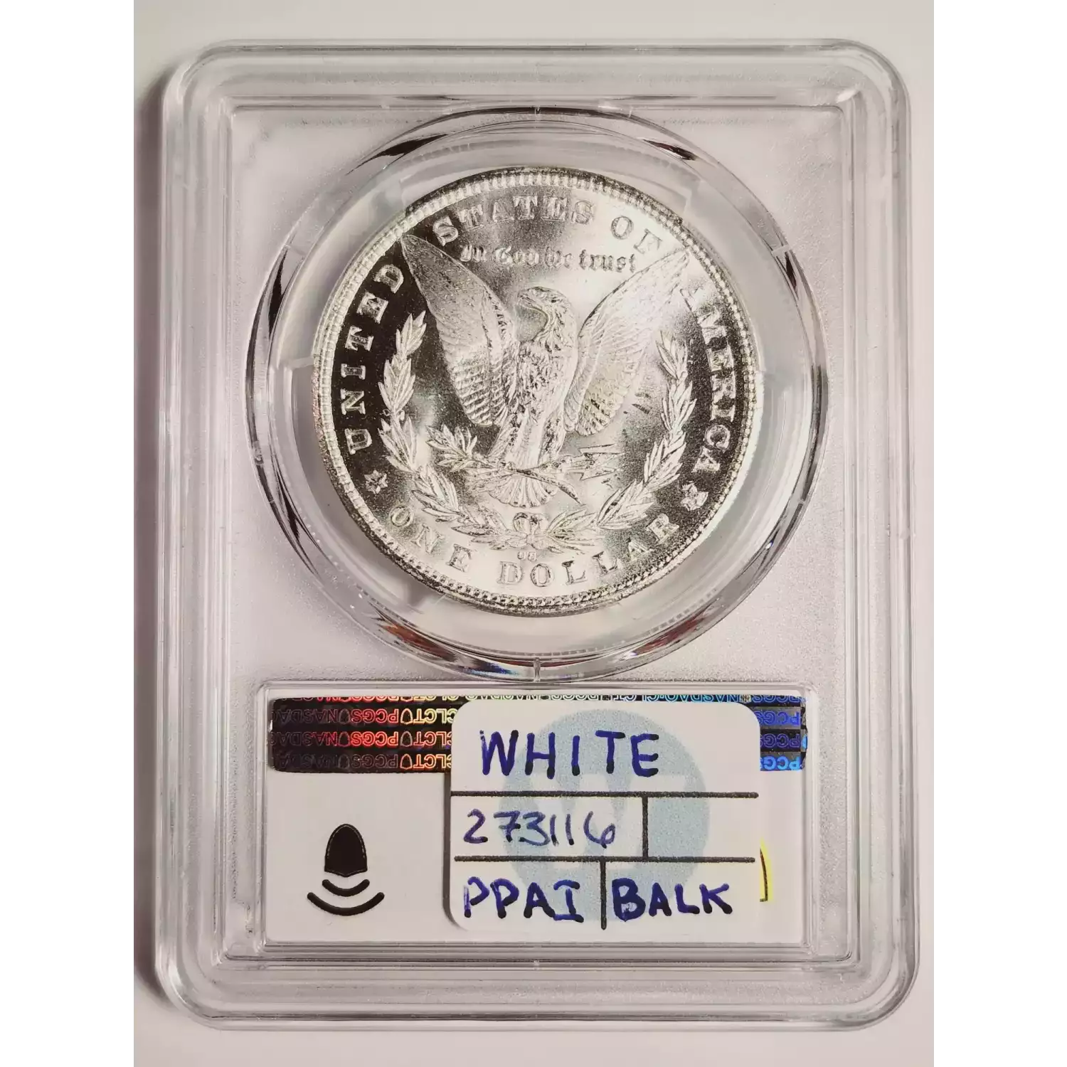 1880-CC Morgan Silver Dollar PCGS MS-65 8/7 High 7 - White - Bob Paul Rare Coins