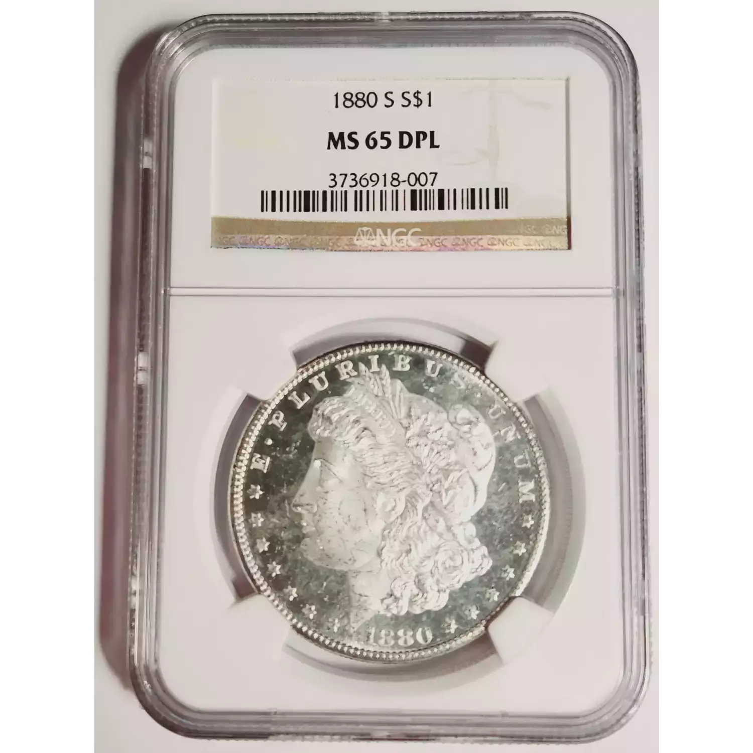 1880-S Morgan Silver Dollar NGC MS-65 DPL - Bob Paul Rare Coins