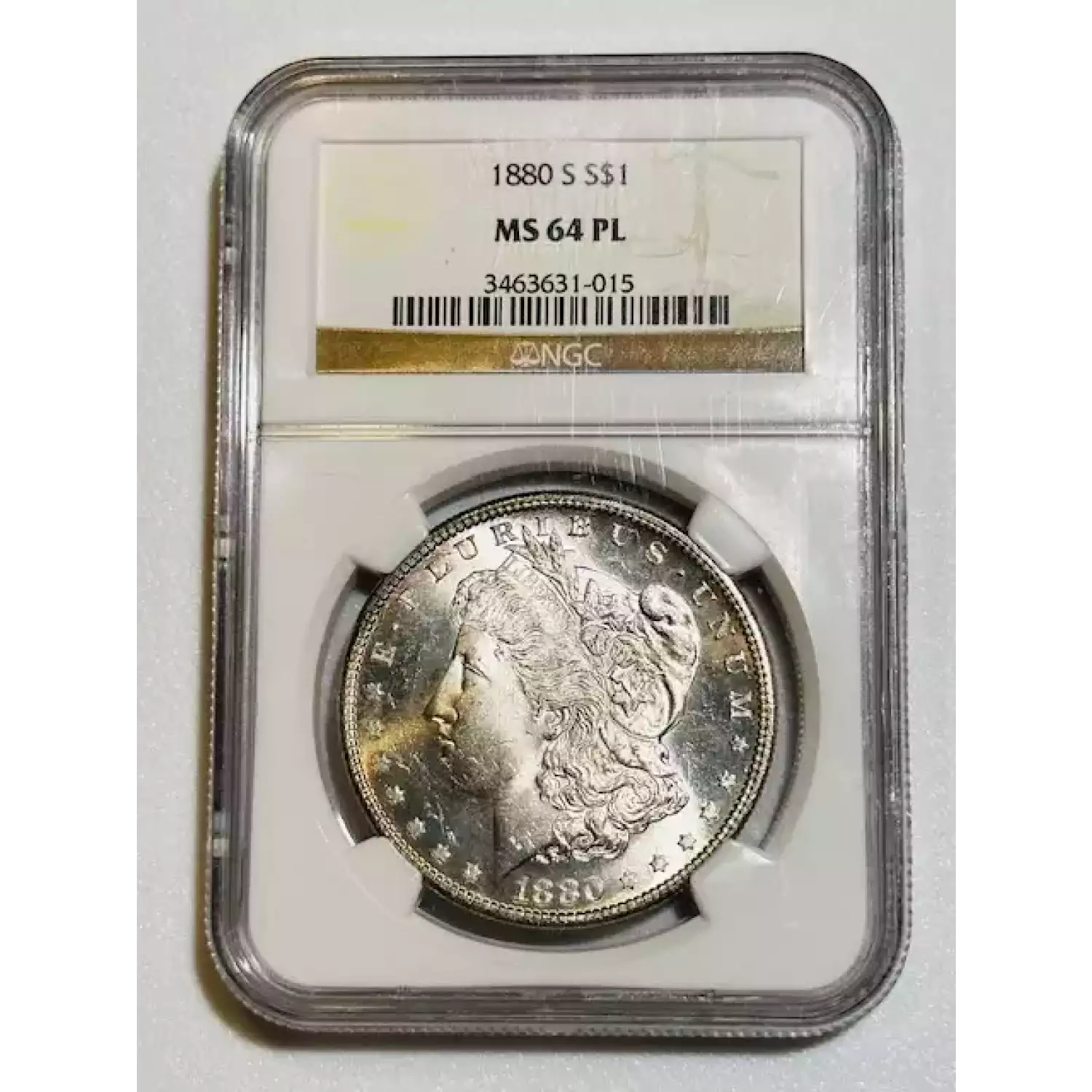1880-S Morgan Silver Dollar NGC MS-64 PL - Bob Paul Rare Coins