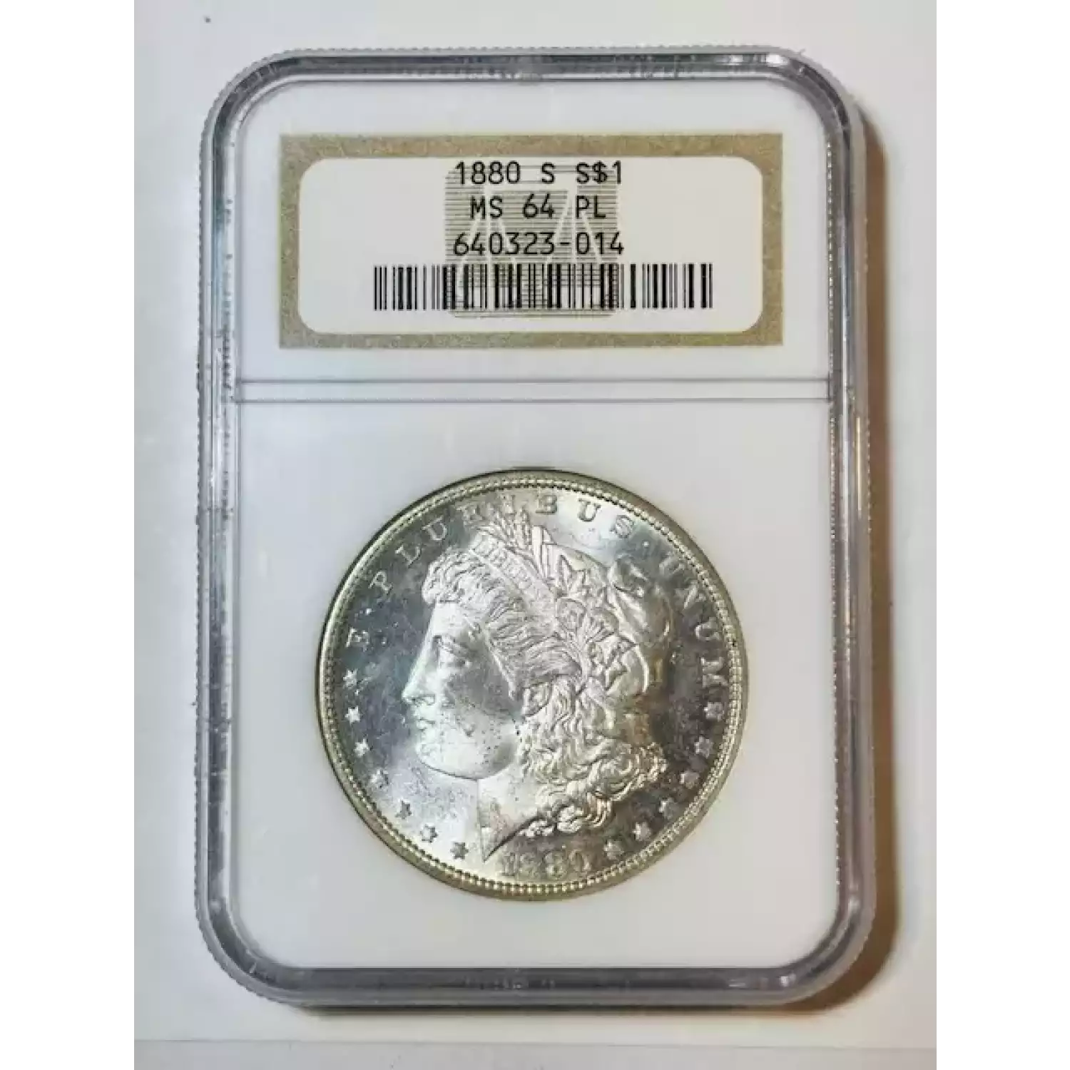 1880-S Morgan Silver Dollar NGC MS-64 PL - Bob Paul Rare Coins