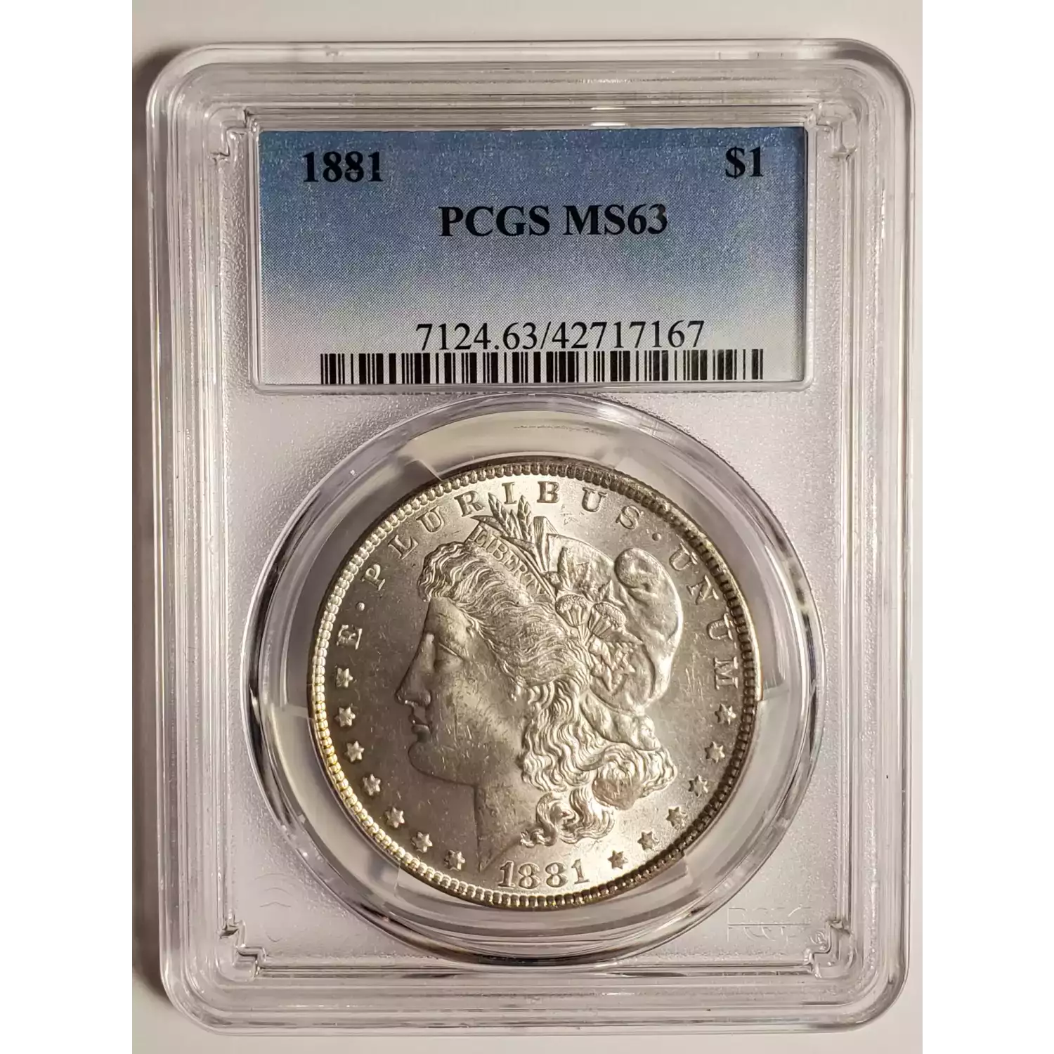 1881 Morgan Silver Dollar PCGS MS-63 - Bob Paul Rare Coins