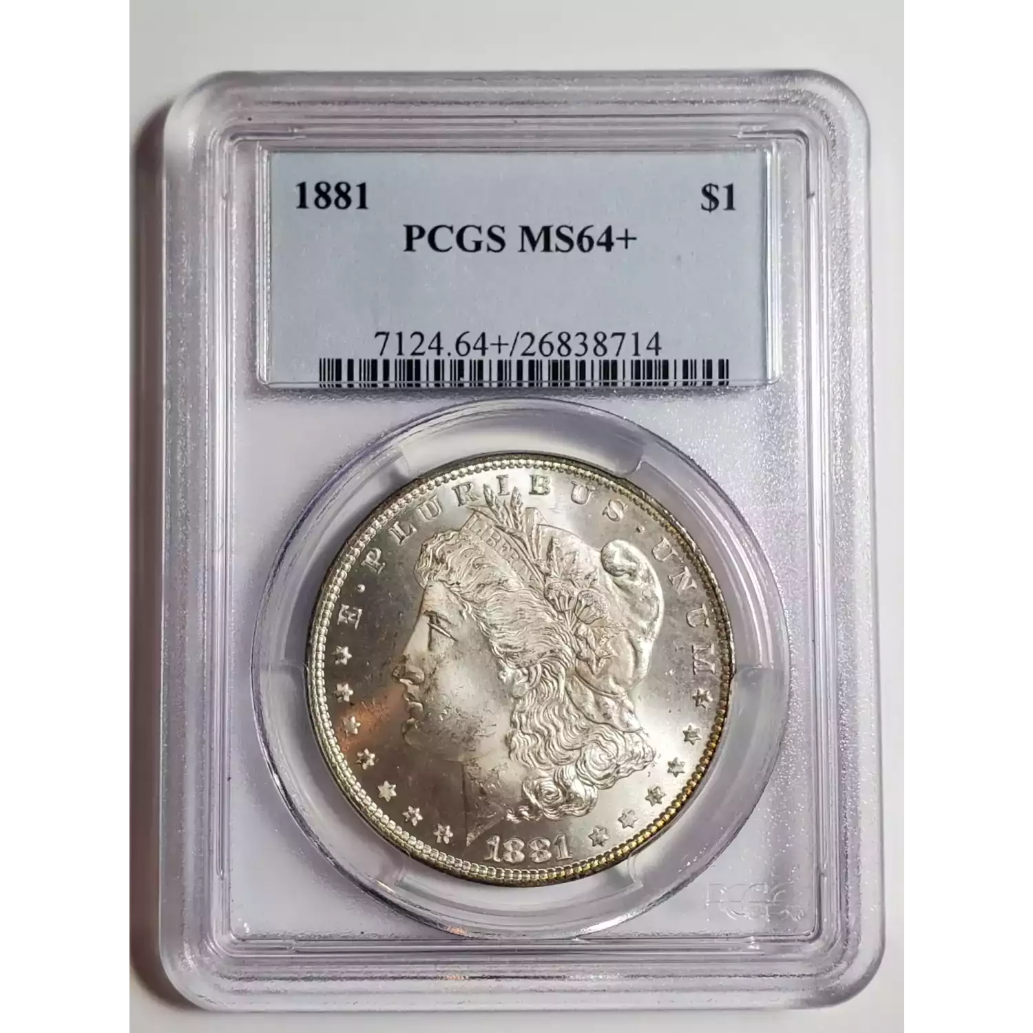 1881 Morgan Silver Dollar PCGS MS-64+ - Bob Paul Rare Coins