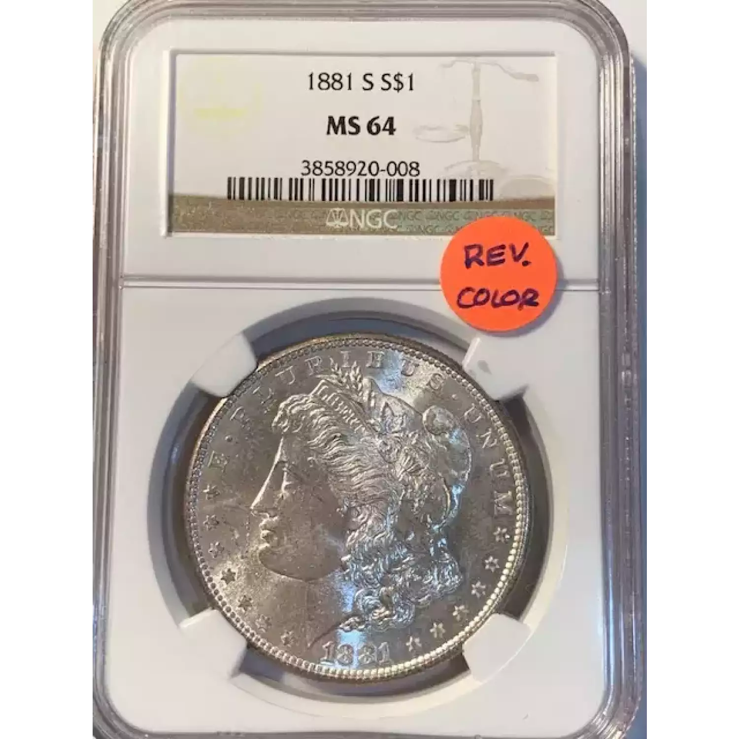 1881-S Morgan Silver Dollar NGC MS-64 - Bob Paul Rare Coins