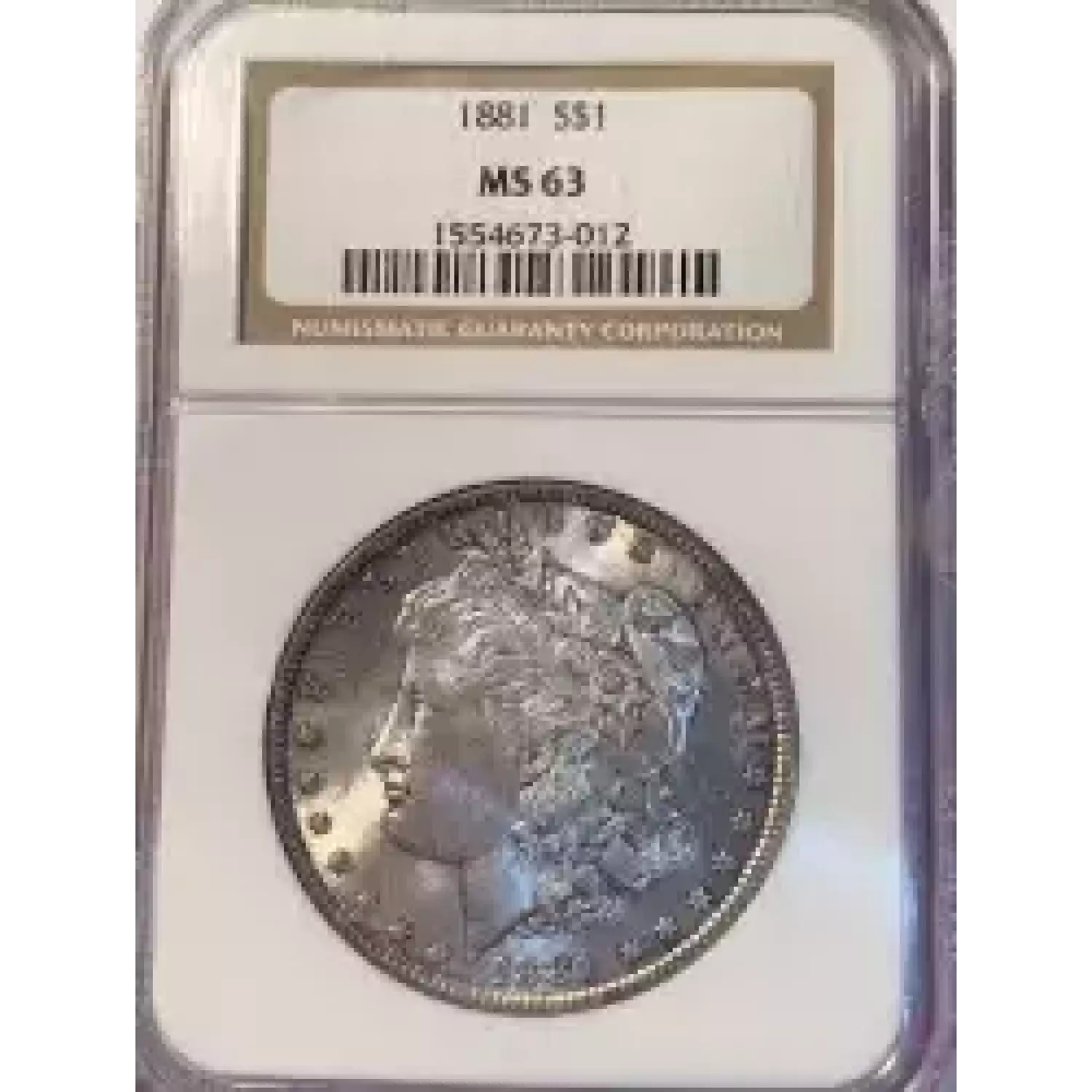 1881 Morgan Silver Dollar NGC MS-63 - Bob Paul Rare Coins