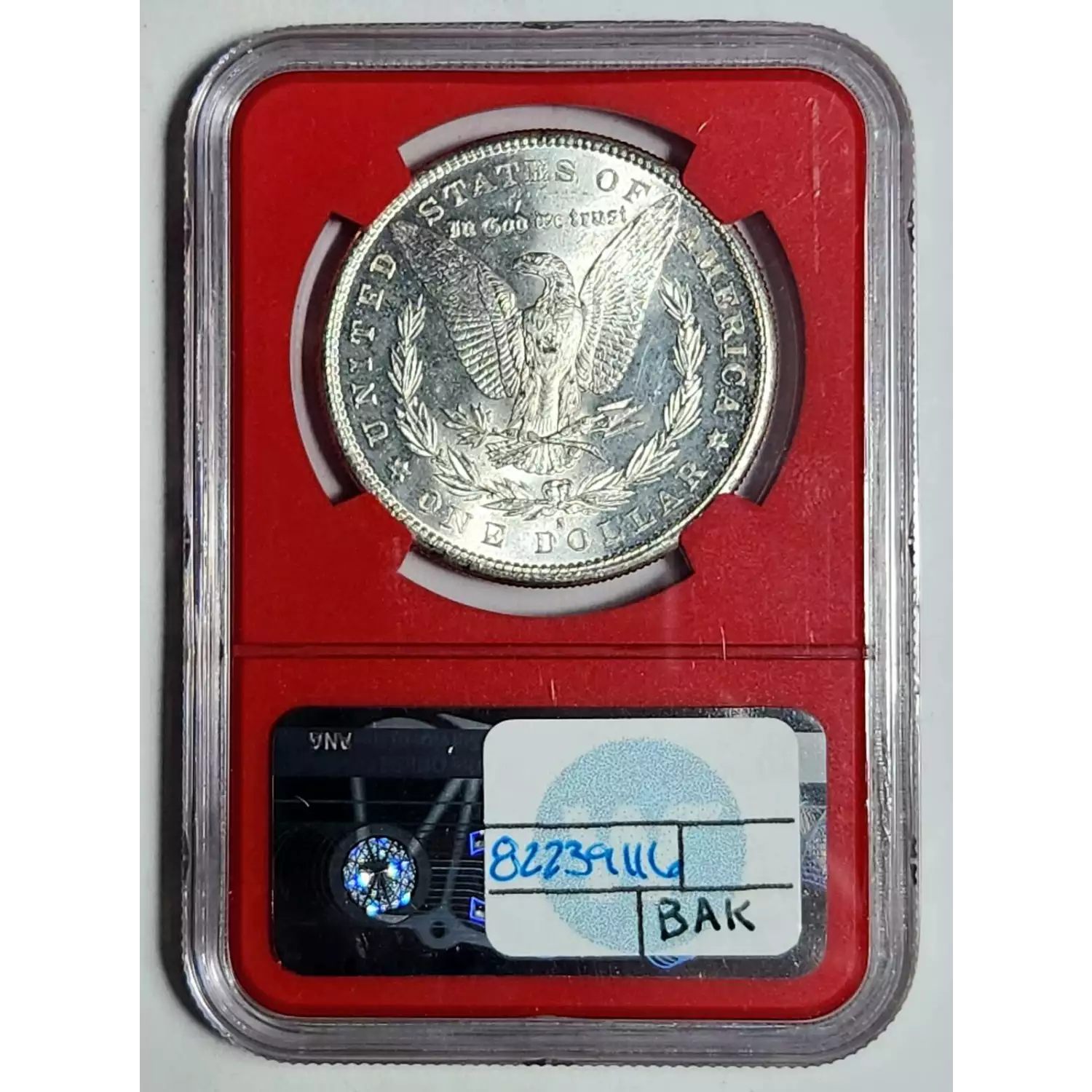 1881-S Morgan Silver Dollar NGC MS-64 - AM RED CROSS - CLARA BARTON FOUNDER - Bob Paul Rare Coins