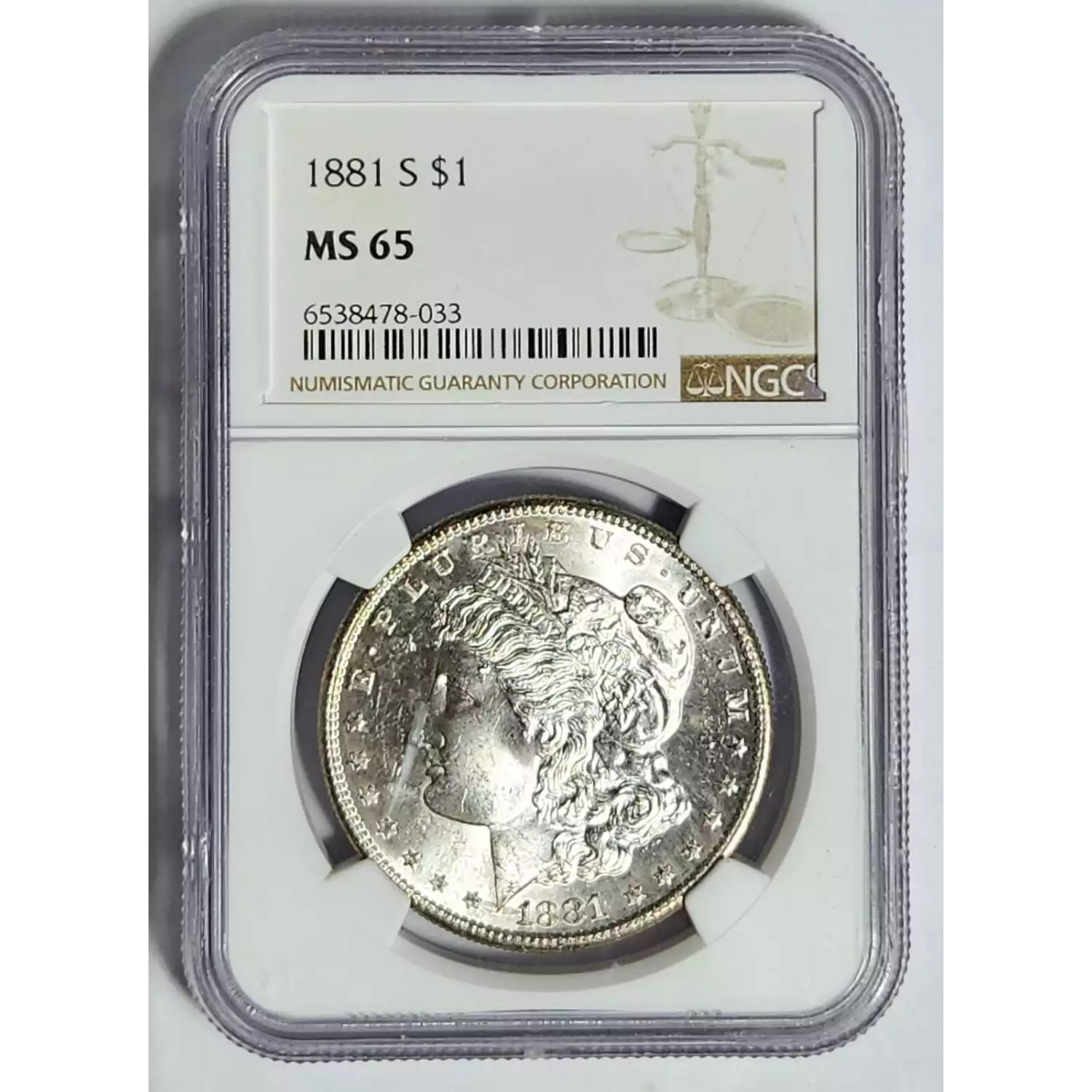 1881-S Morgan Silver Dollar NGC MS-65 - Bob Paul Rare Coins