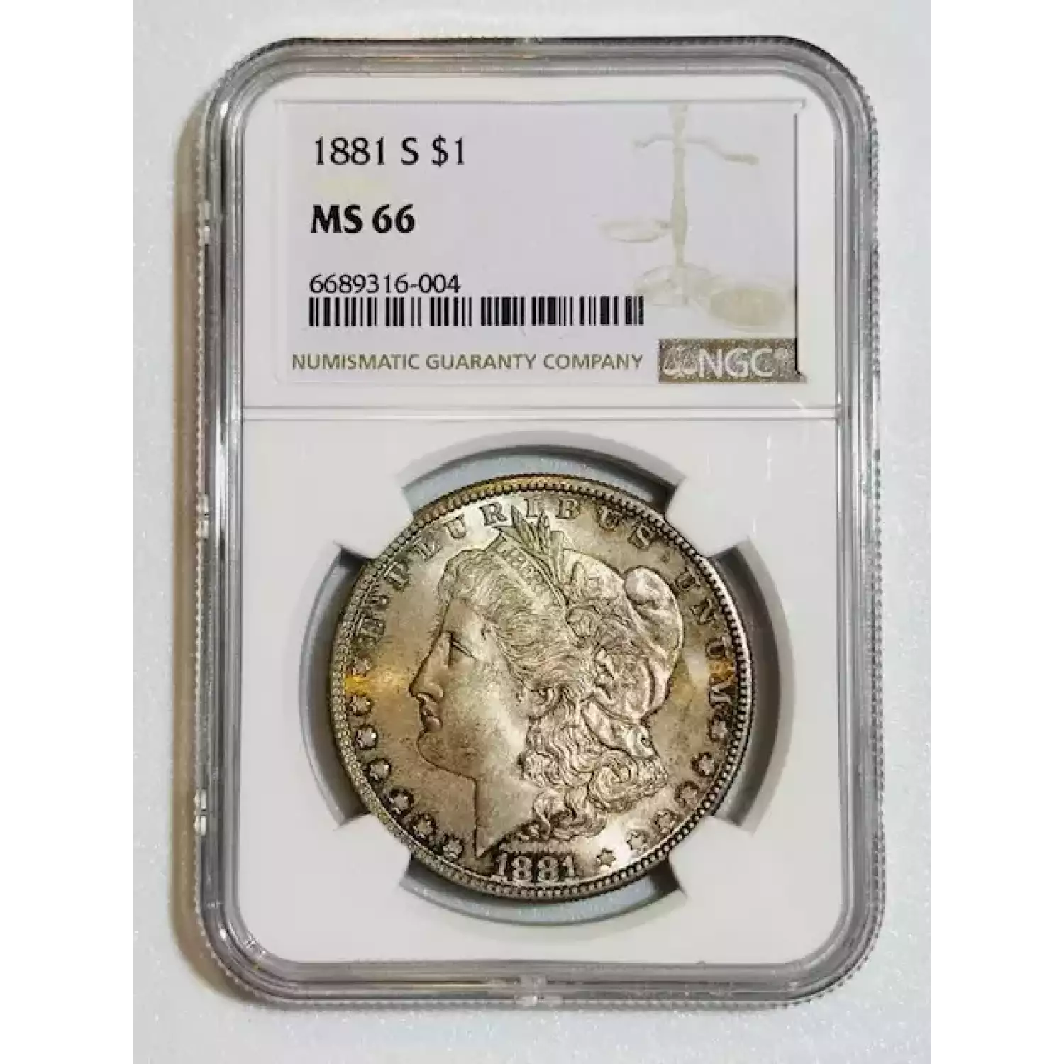 1881-S Morgan Silver Dollar NGC MS-66 - Bob Paul Rare Coins