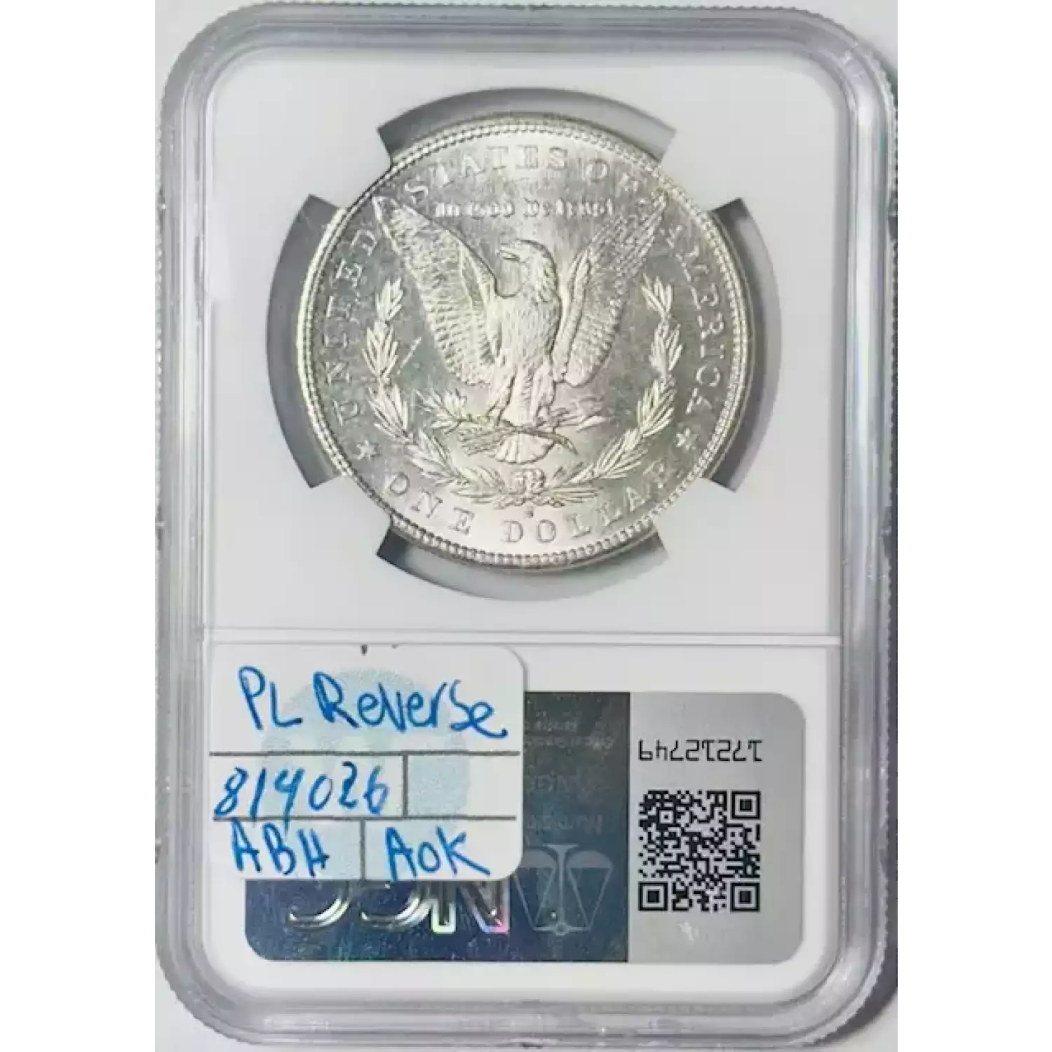 1881-S Morgan Silver Dollar NGC MS-66 PL Reverse! Sight White - Bob Paul Rare Coins