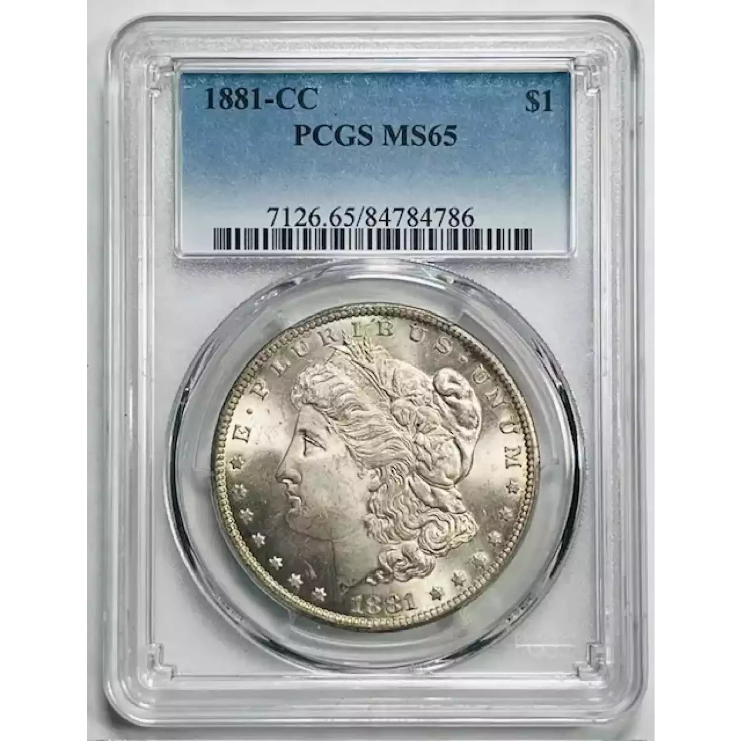 1881-CC Morgan Silver Dollar PCGS MS-65 - Bob Paul Rare Coins