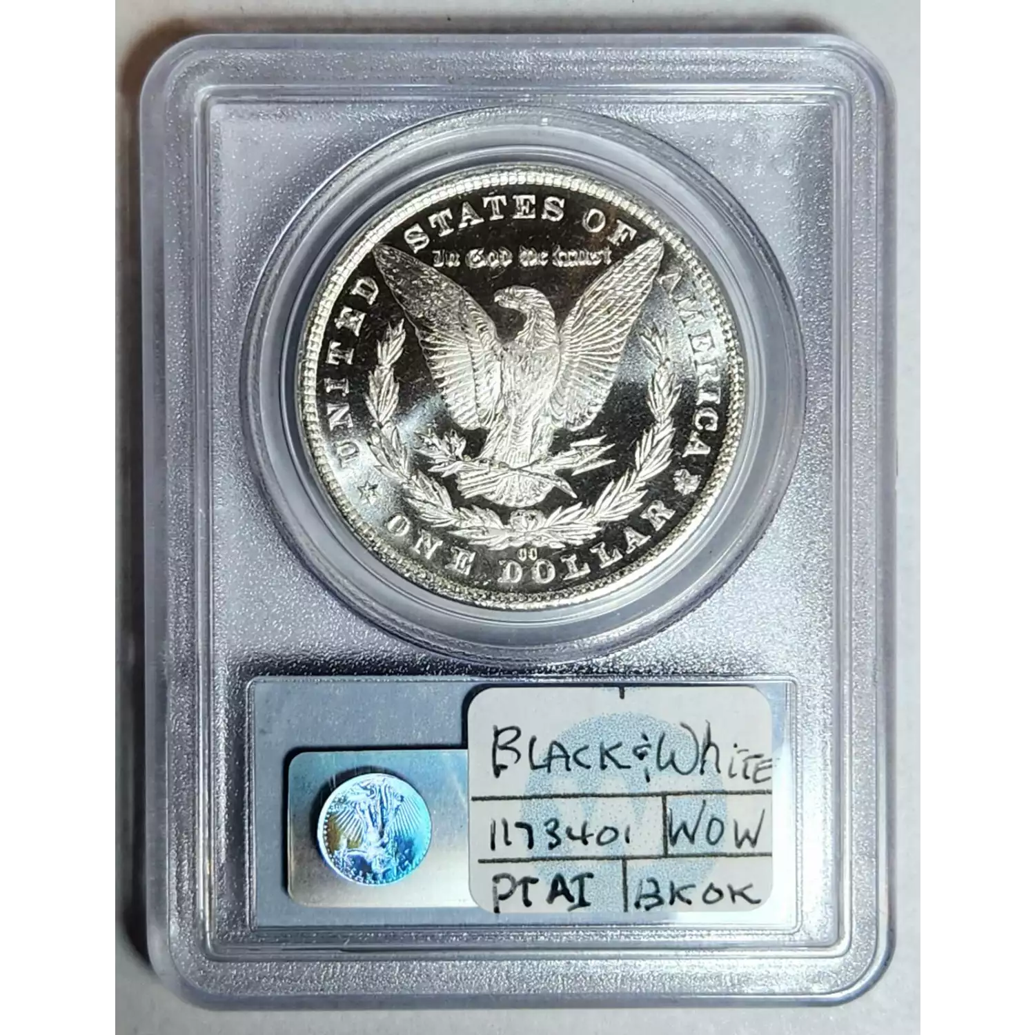 1881-CC Morgan Silver Dollar PCGS MS-65 PL - BLACK & WHITE - WOW! Sight White - Bob Paul Rare Coins