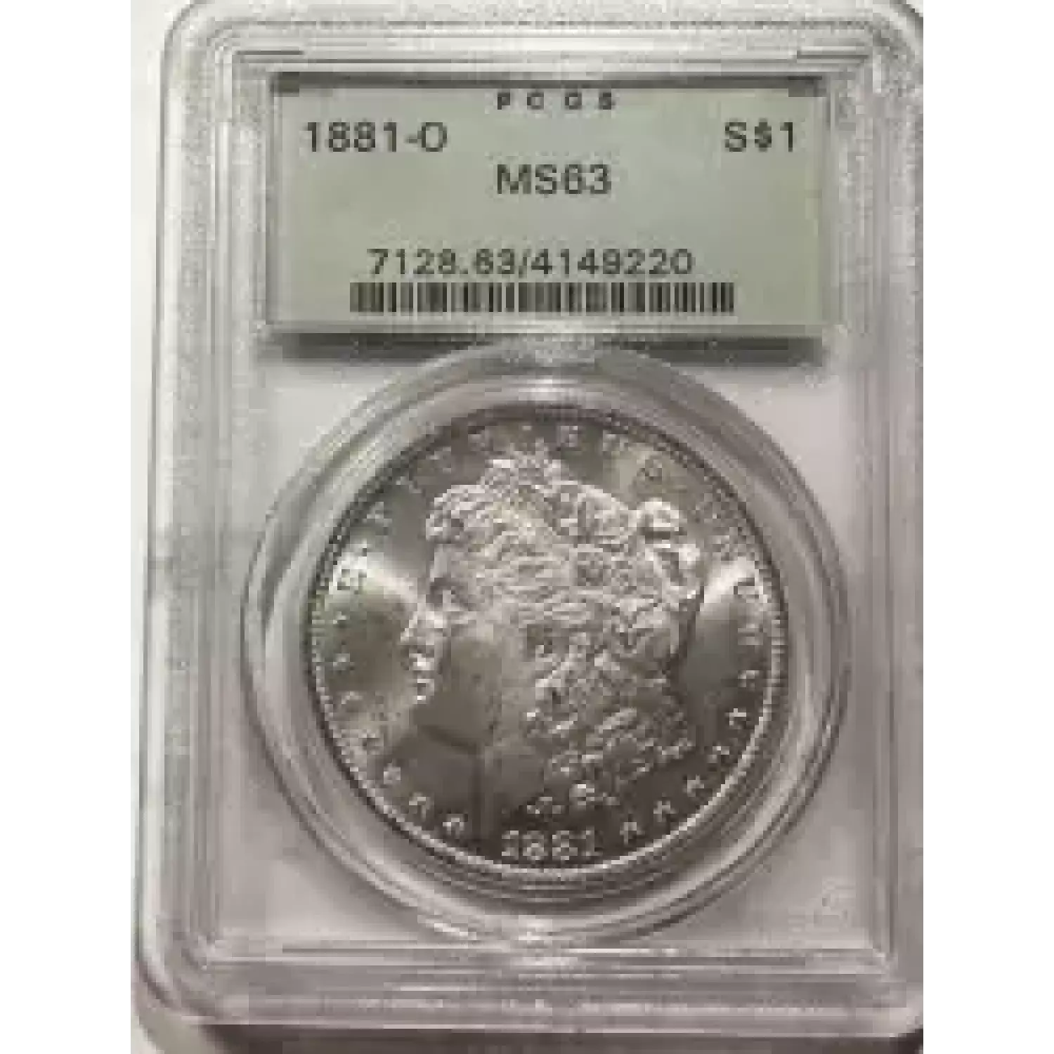 1881-O Morgan Silver Dollar PCGS MS-63 - Bob Paul Rare Coins