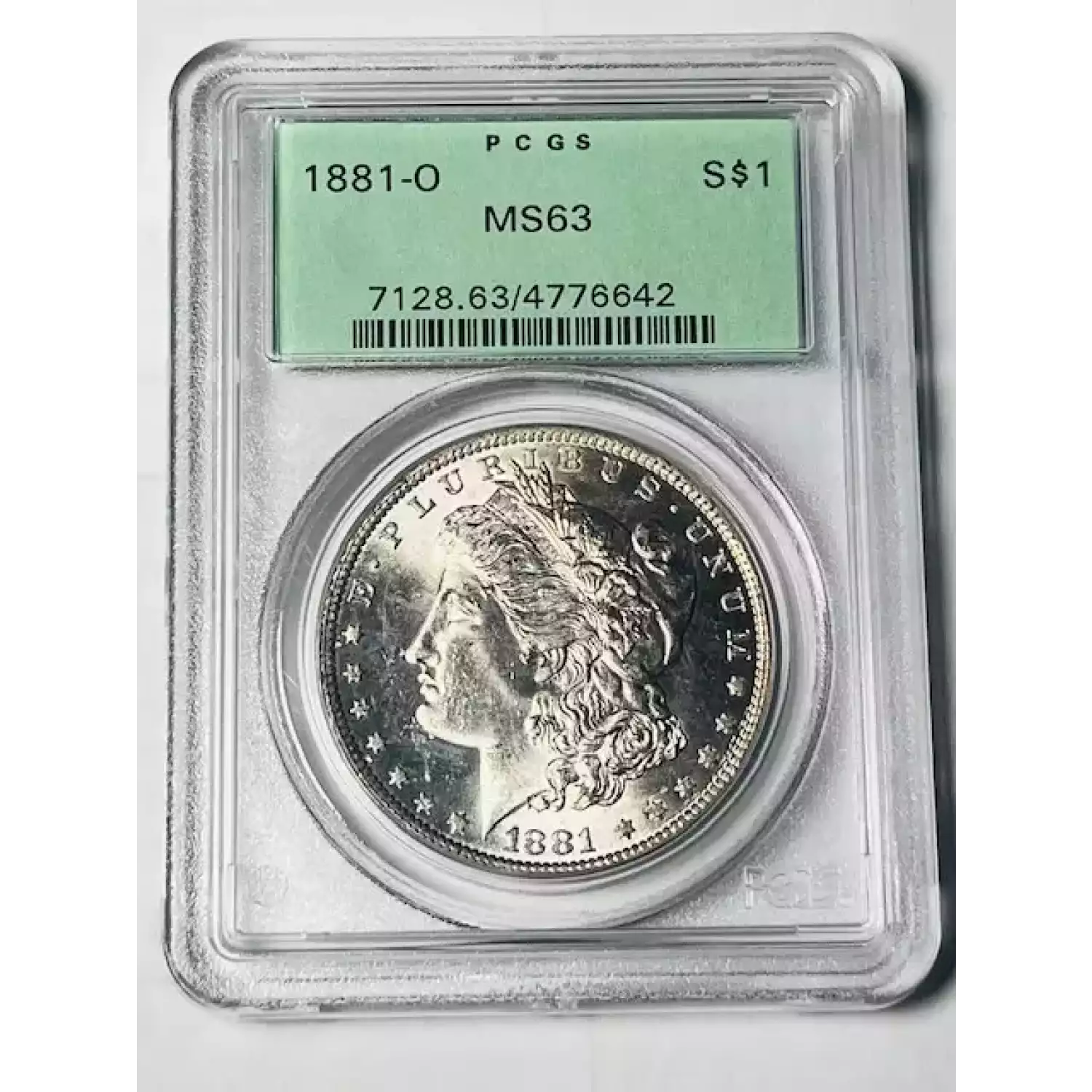 1881-O Morgan Silver Dollar PCGS MS-63 Old Green Holder! - Bob Paul Rare Coins