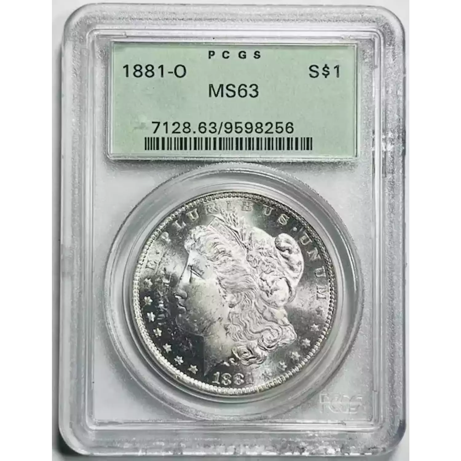 1881-O Morgan Silver Dollar PCGS MS-63 Old Green Holder! - Bob Paul Rare Coins