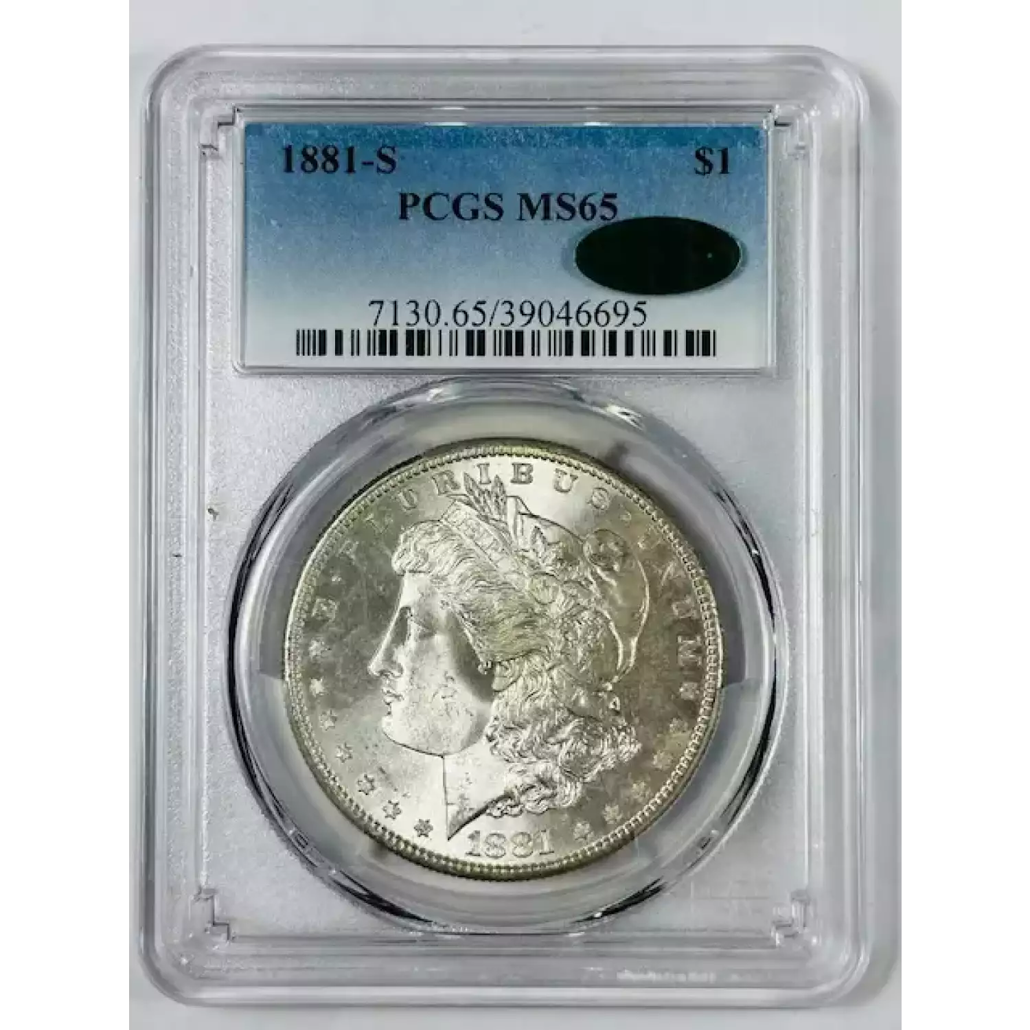 1881-S Morgan Silver Dollar PCGS MS-65 Original! CAC - Bob Paul Rare Coins