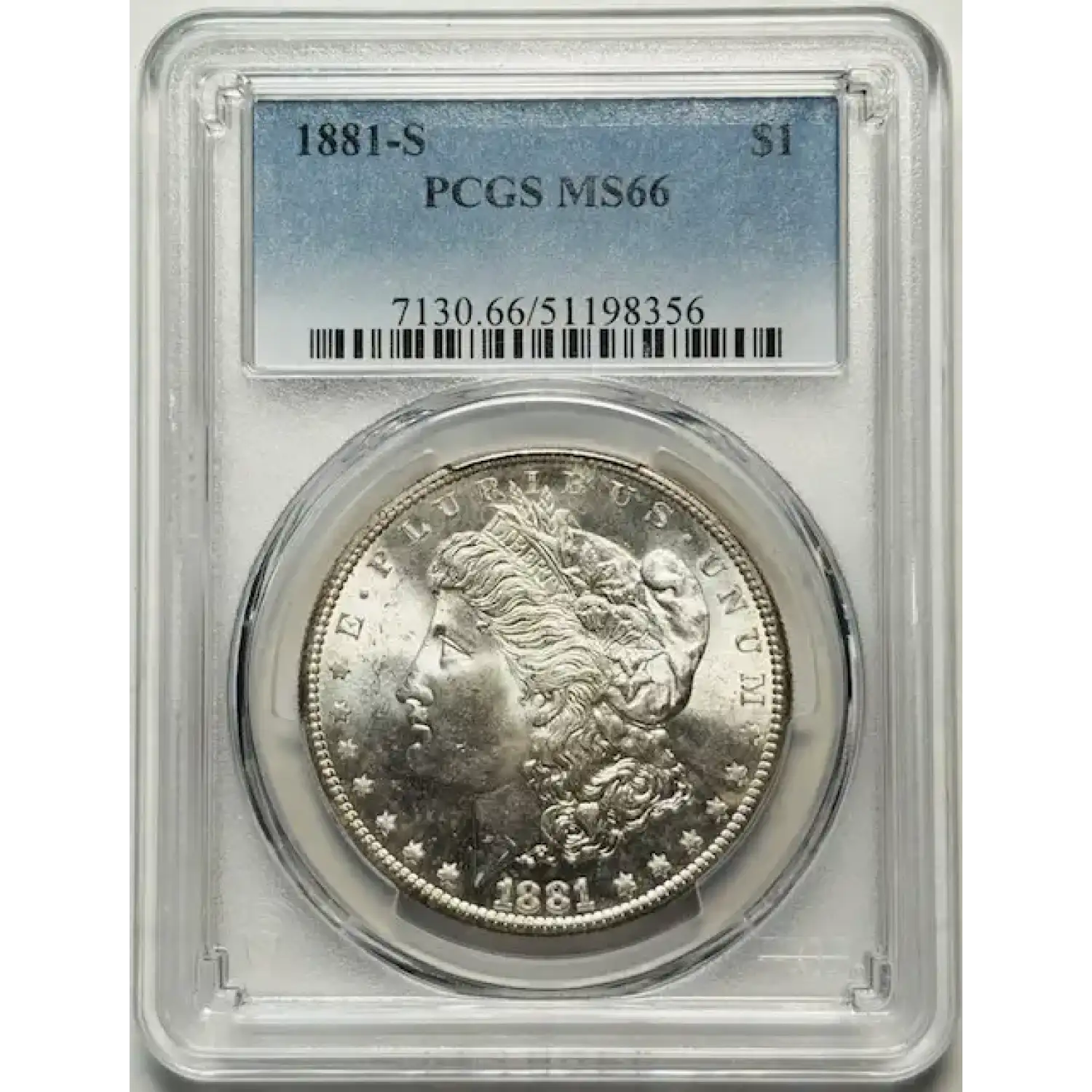 1881-S Morgan Silver Dollar PCGS MS-66 - Bob Paul Rare Coins