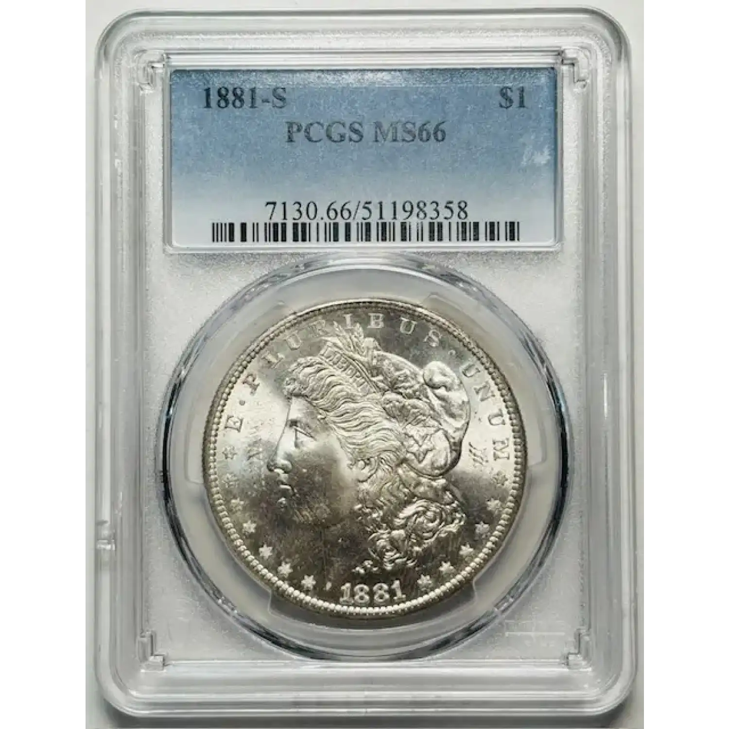 1881-S Morgan Silver Dollar PCGS MS-66 - Bob Paul Rare Coins