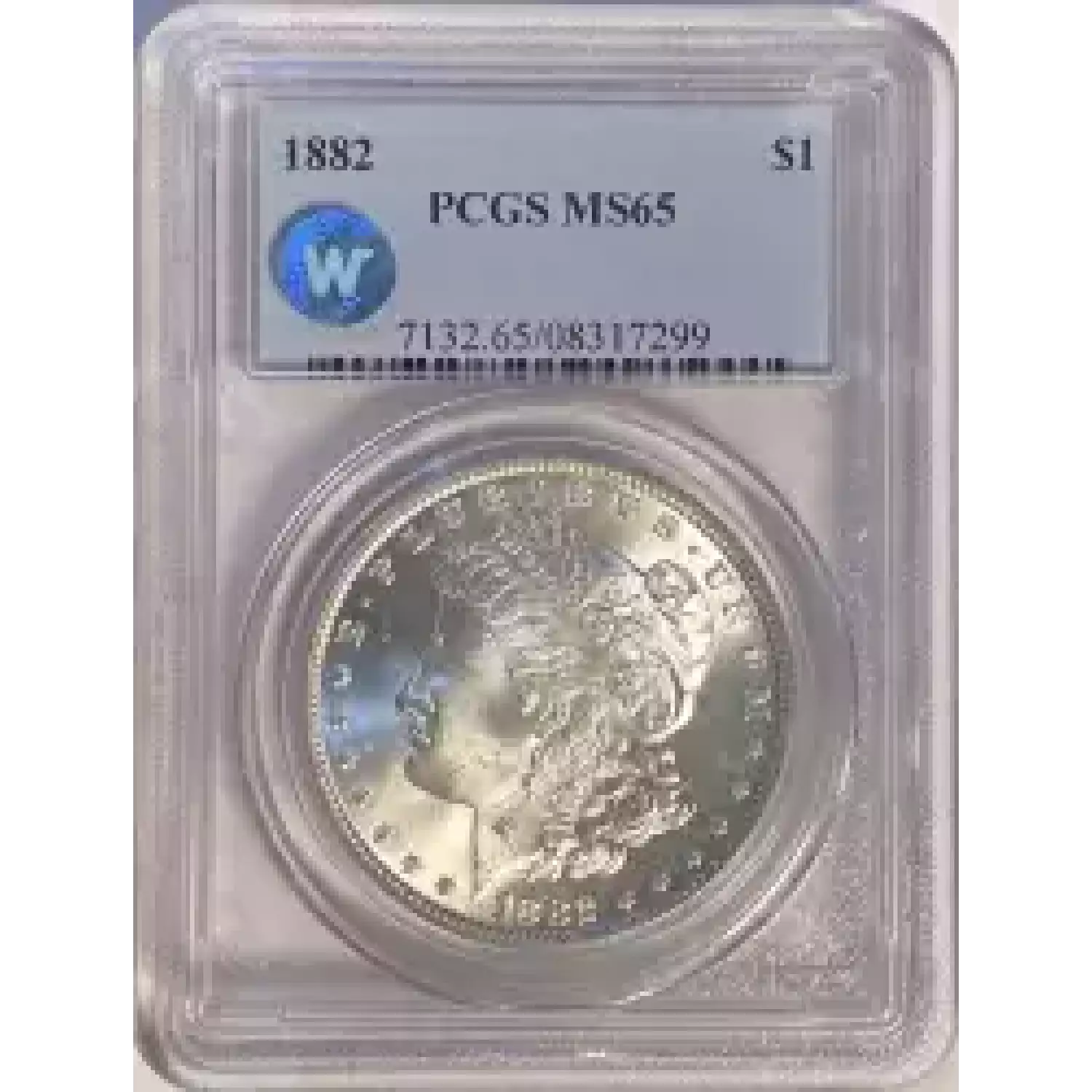 1882 Morgan Silver Dollar PCGS MS-65 Sight White - Bob Paul Rare Coins