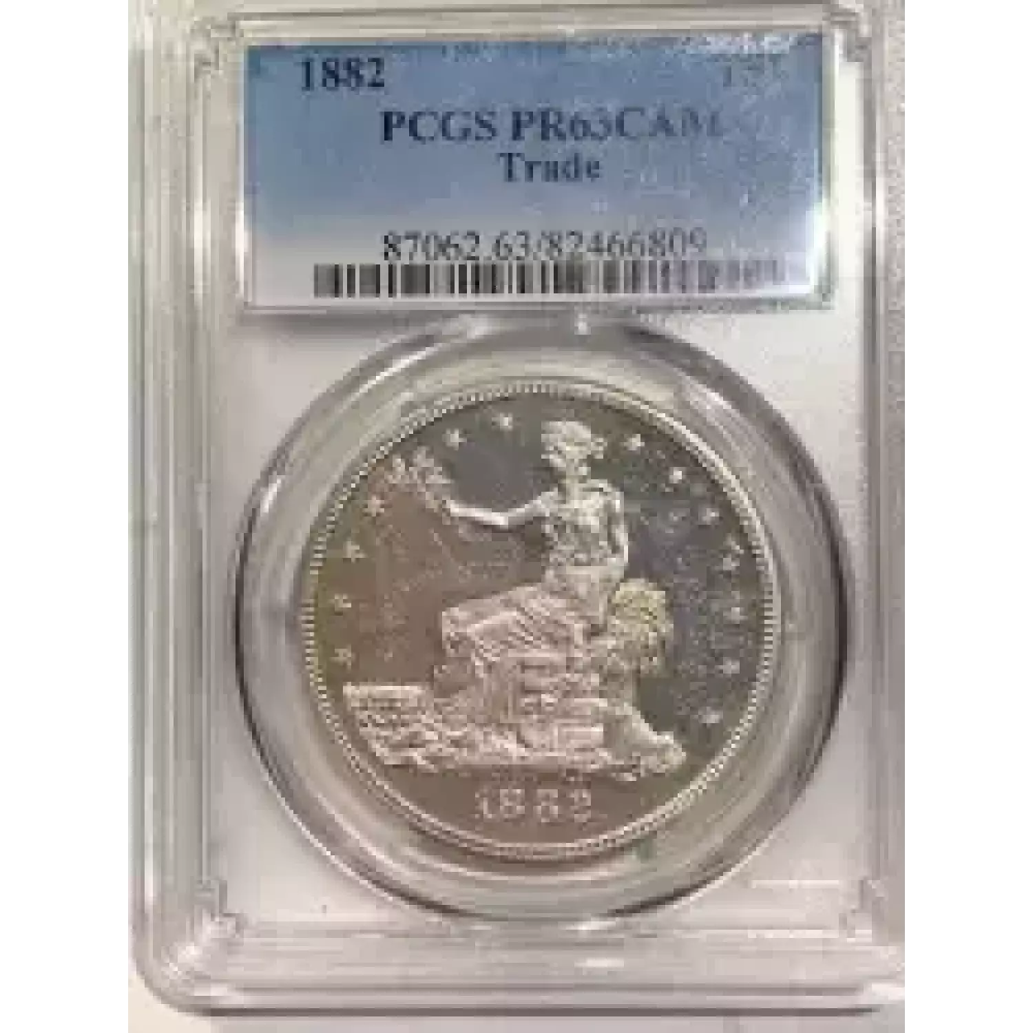 1882 Silver Dollars Trade Dollars PCGS PR-63 CAM Trade - Bob Paul Rare ...