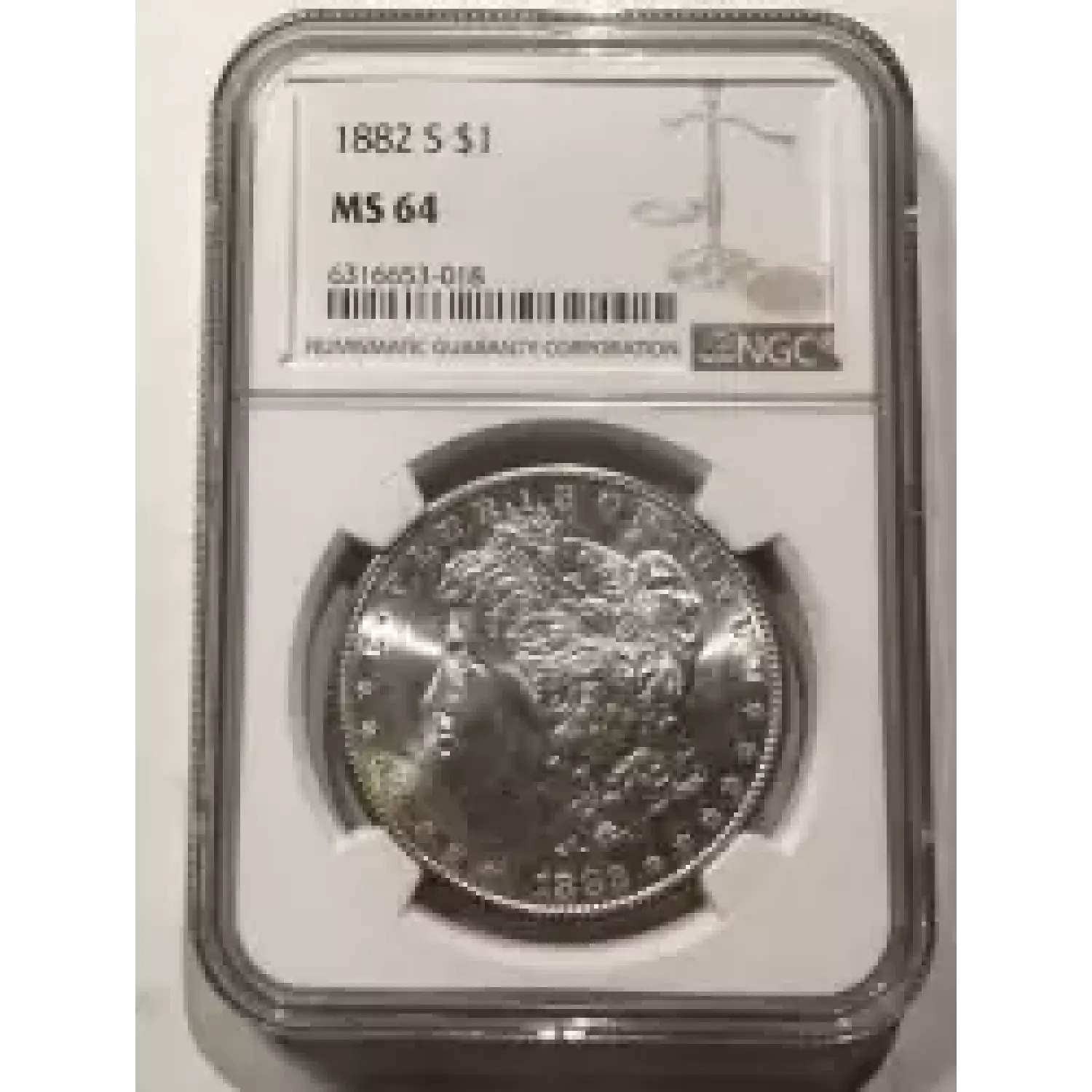 1882-S NGC MS-64 Morgan Silver Dollar - Bob Paul Rare Coins