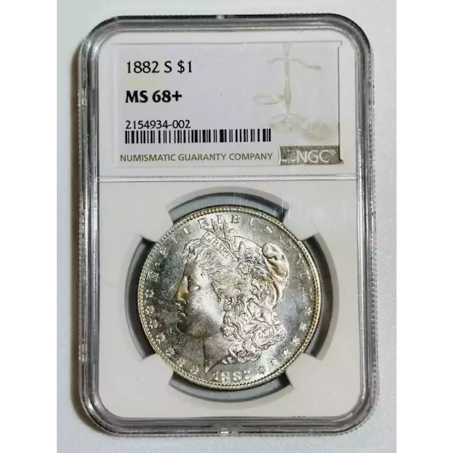 1882-S Morgan Silver Dollar NGC MS-68+ WOW! LOOKS PROOF LIKE! - Bob Paul Rare Coins