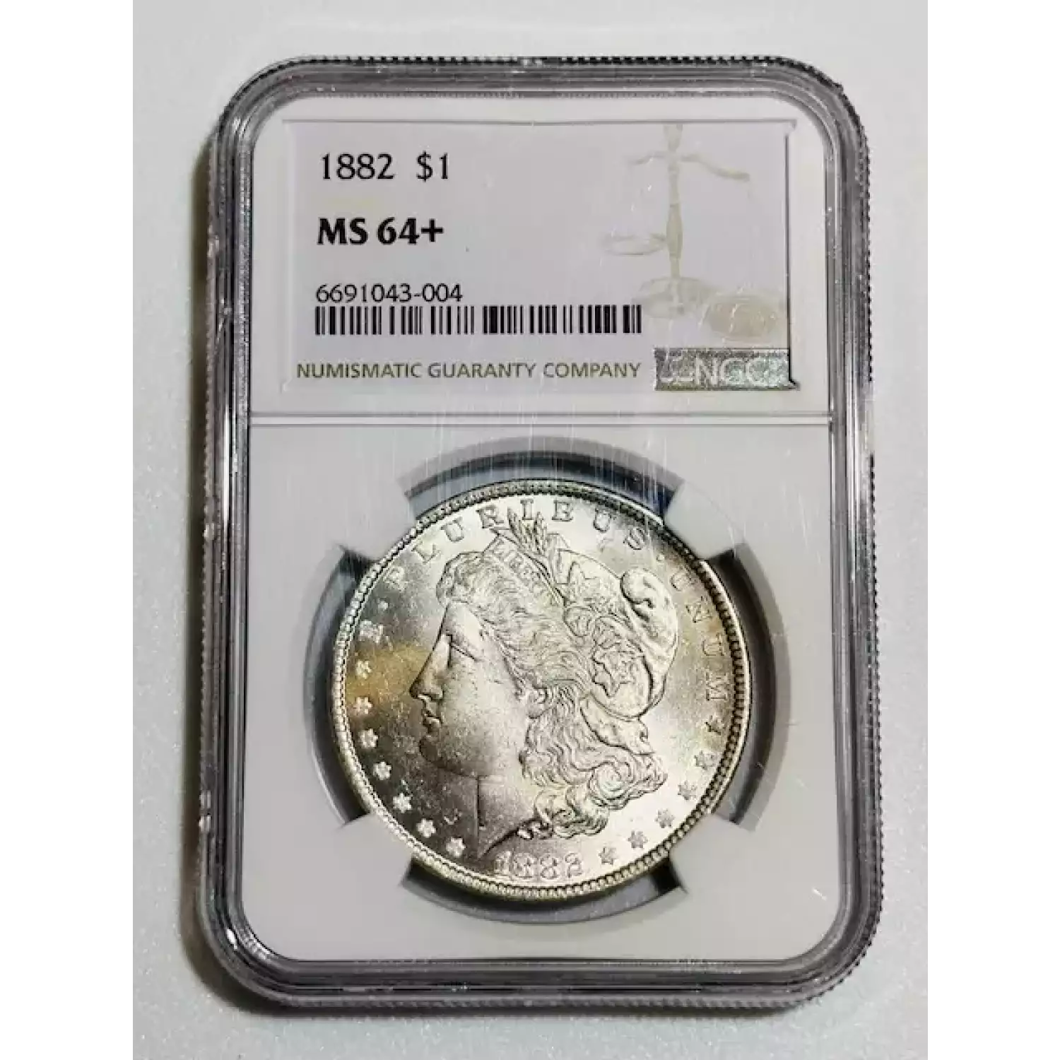 1882 Morgan Silver Dollar NGC MS-64+ - Bob Paul Rare Coins