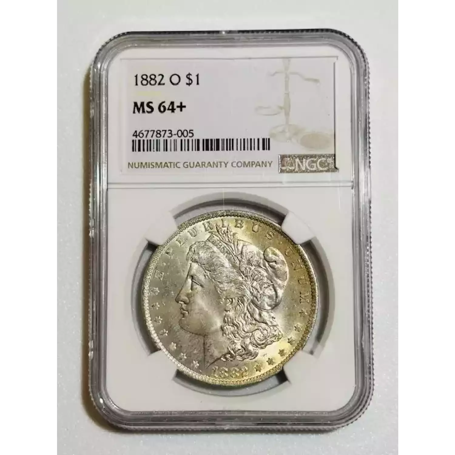 1882-O Morgan Silver Dollar NGC MS-64+ Very PQ! - Bob Paul Rare Coins