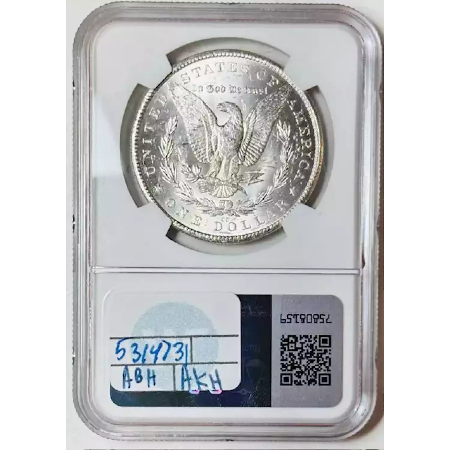 1882-CC Morgan Silver Dollar NGC MS-62 Sight White - Bob Paul Rare Coins