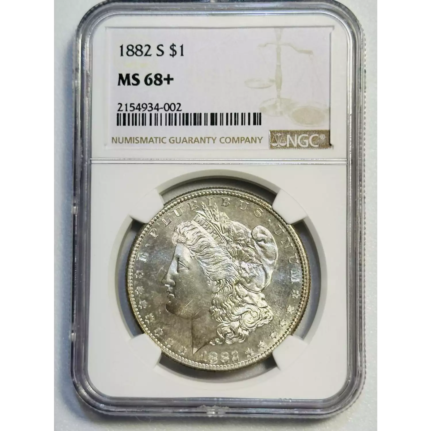 1882-S Morgan Silver Dollar NGC MS-68+ - Bob Paul Rare Coins