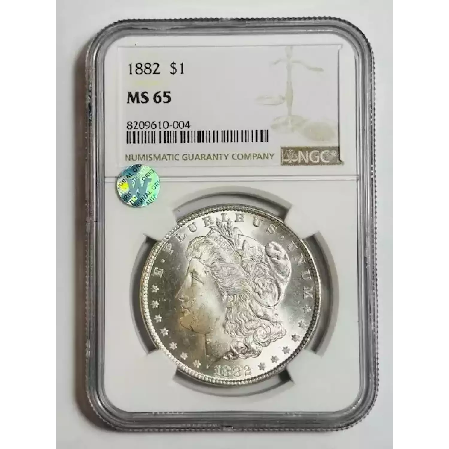 1882 Morgan Silver Dollar NGC MS-65 Sight White - Bob Paul Rare Coins