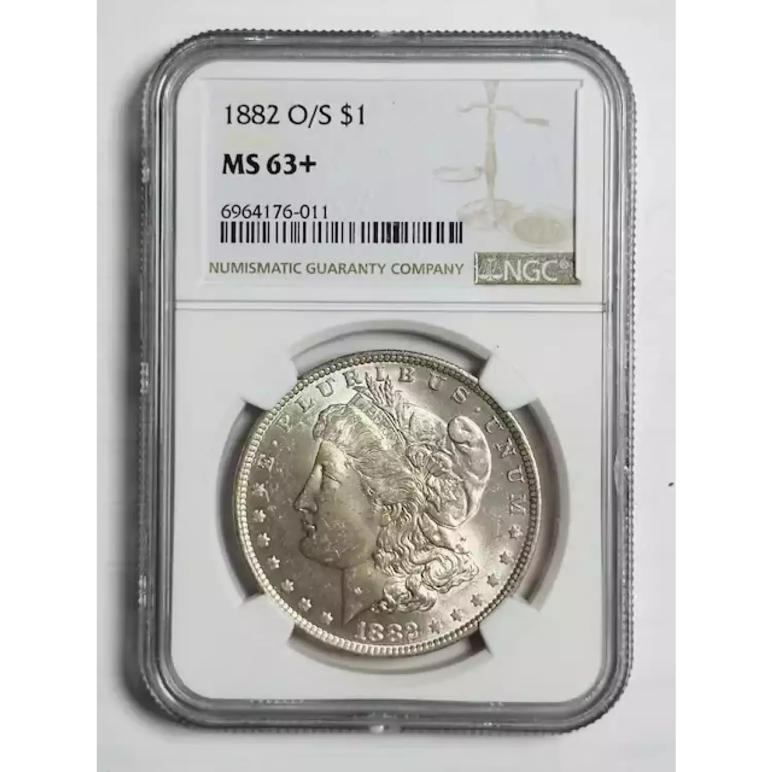 1882-O/S Morgan Silver Dollar NGC MS-63+ Premium Quality! - Bob Paul Rare Coins