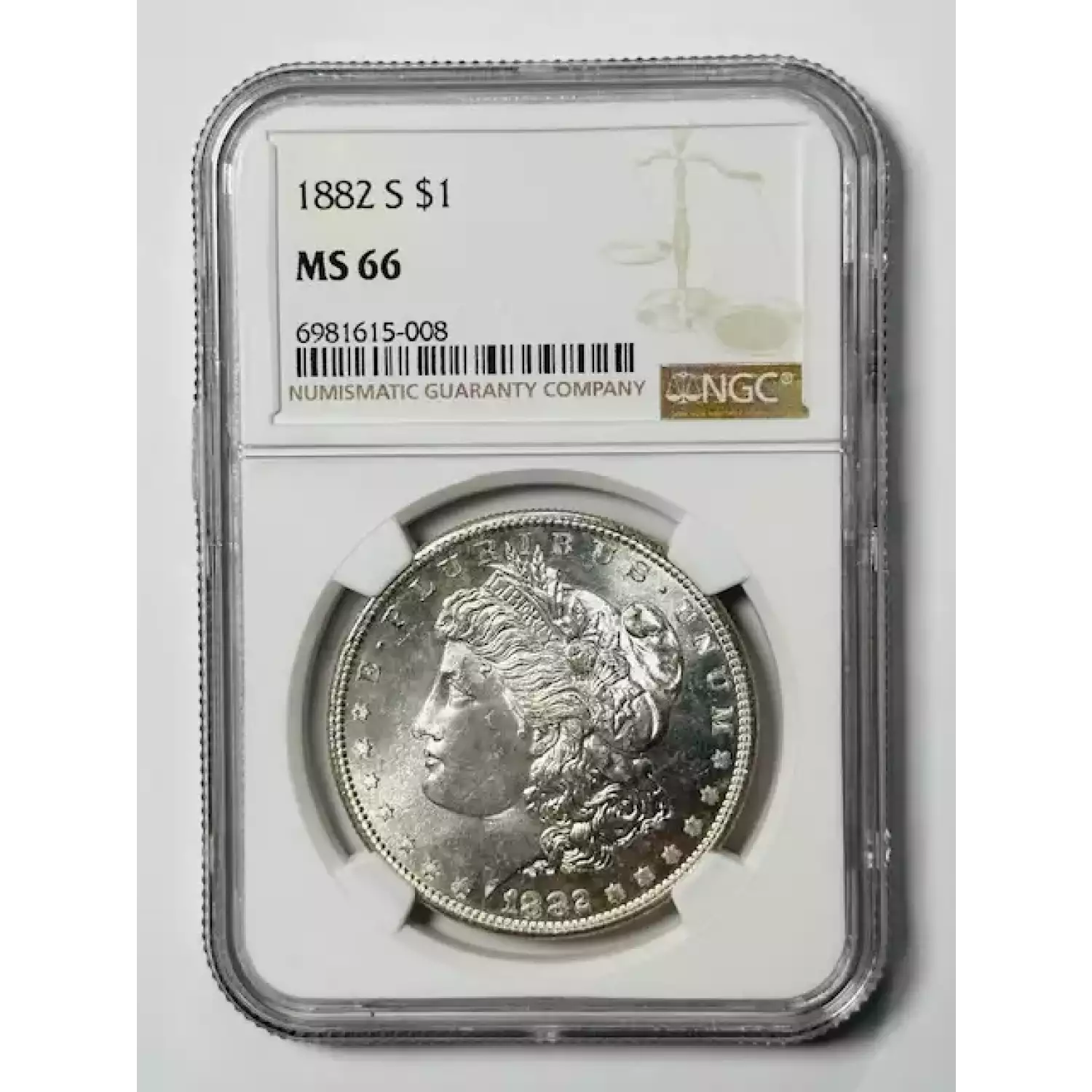 1882-S Morgan Silver Dollar NGC MS-66 - Bob Paul Rare Coins