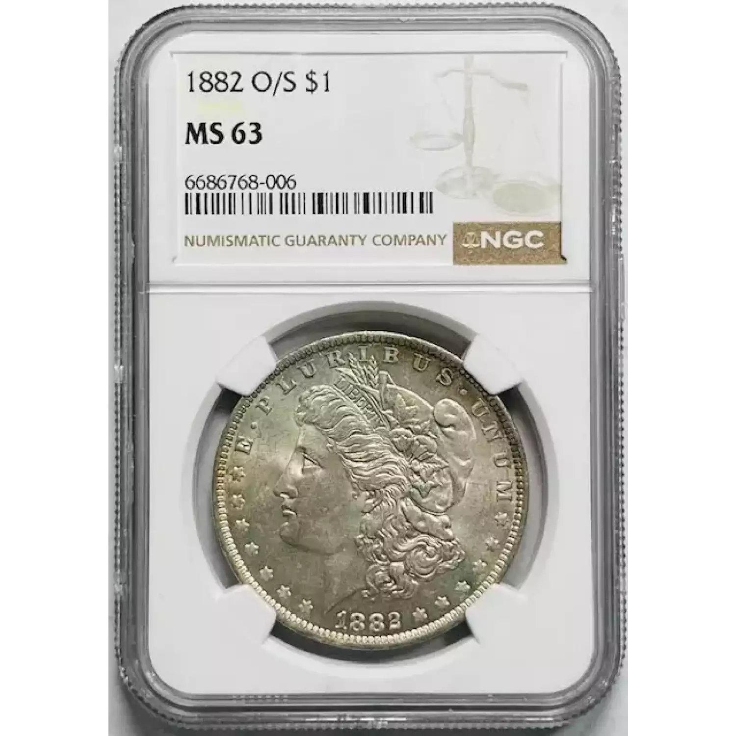 1882-O/S Morgan Silver Dollar NGC MS-63 - Bob Paul Rare Coins