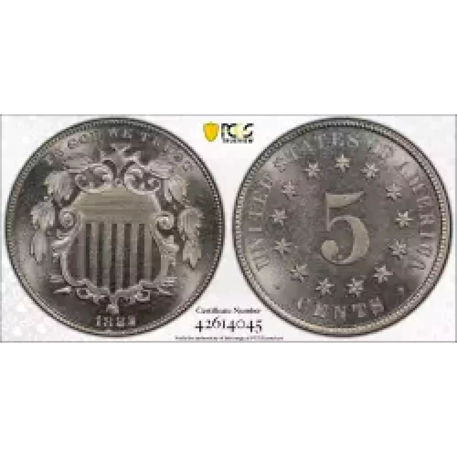 1882 Nickel Shield PCGS PR-66 Sight White - Bob Paul Rare Coins