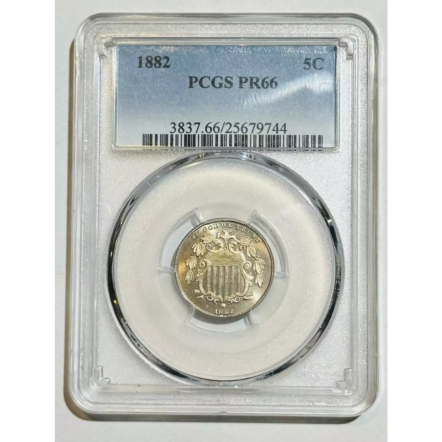 1882 Nickel Shield PCGS PR-66 - Bob Paul Rare Coins