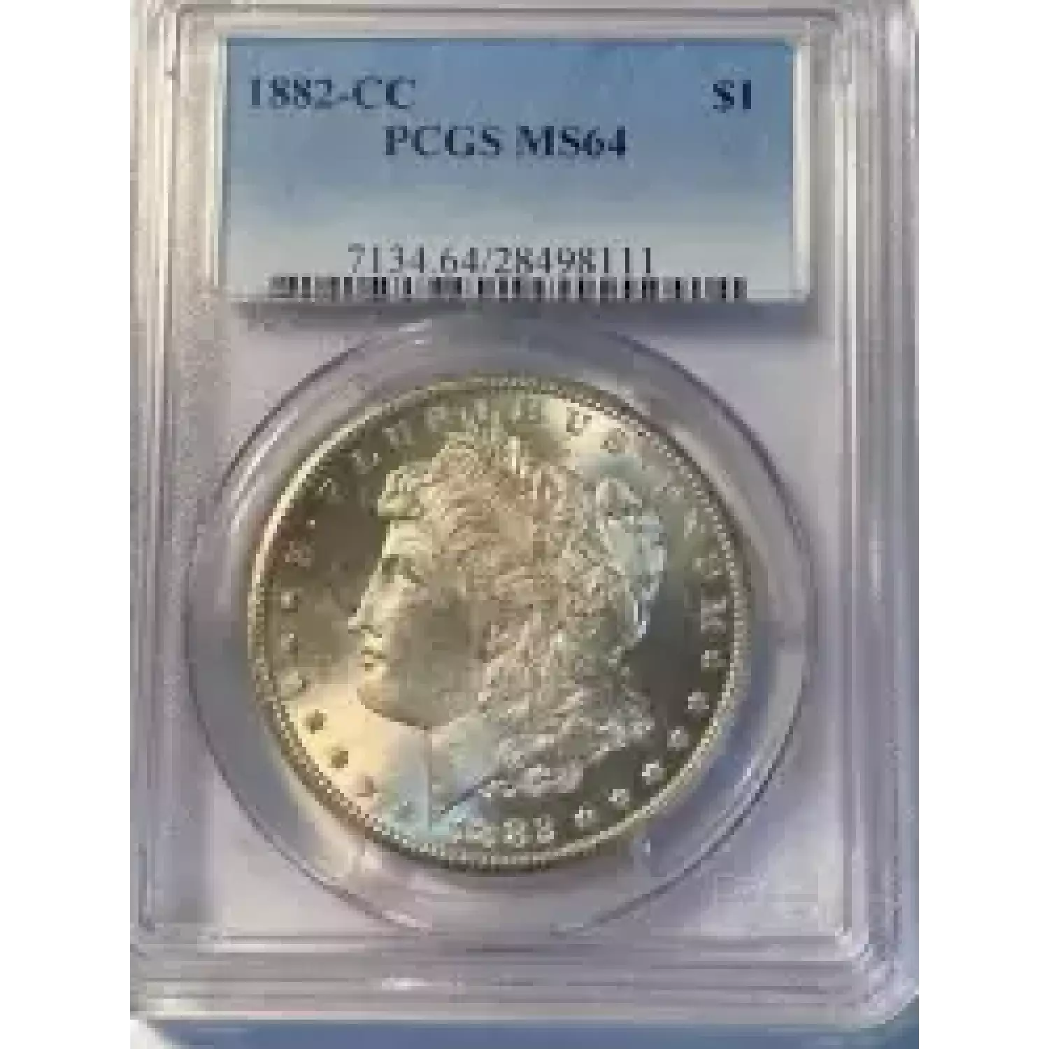 1882-CC Morgan Silver Dollar PCGS MS-64 - Bob Paul Rare Coins