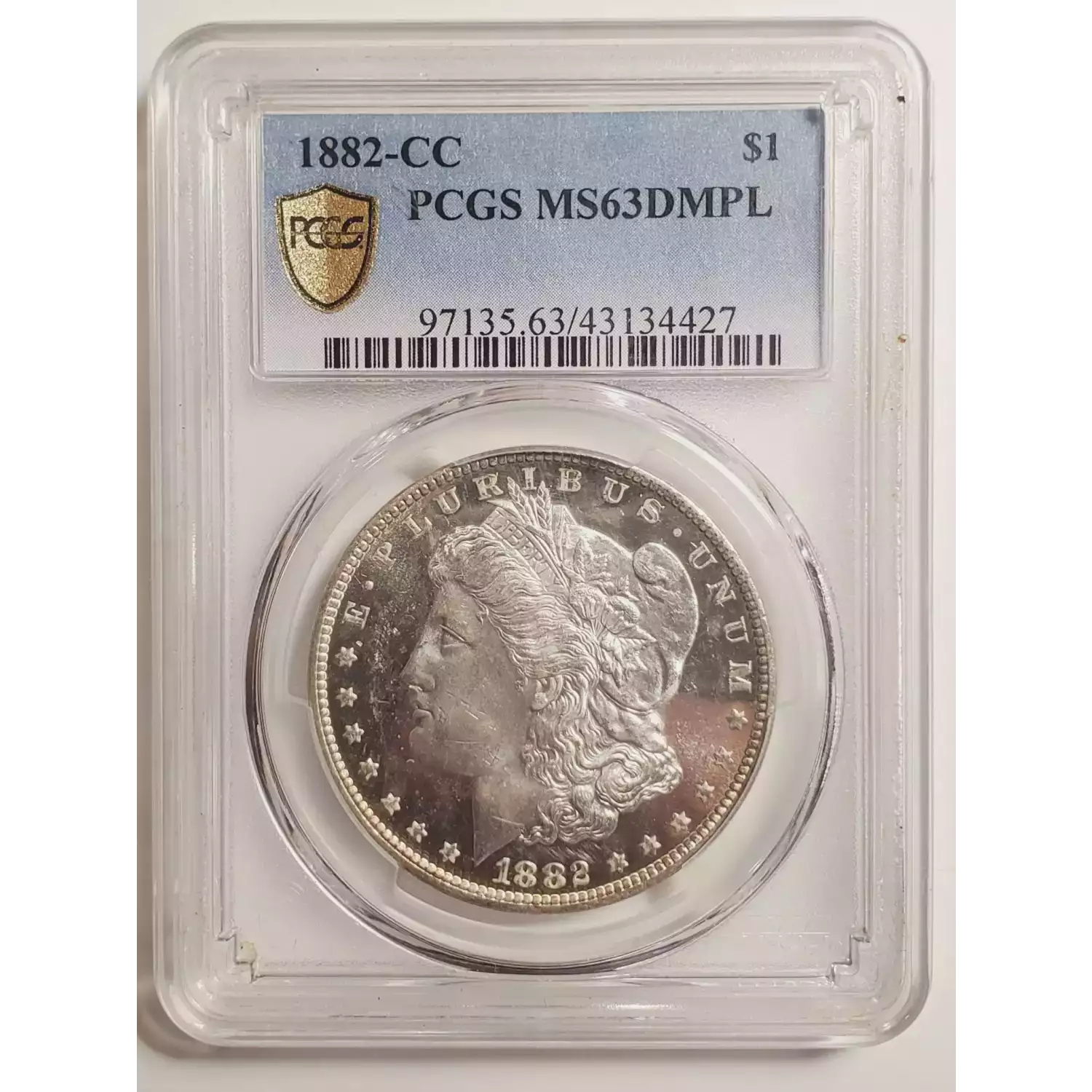1882-CC Morgan Silver Dollar PCGS MS-63 DMPL - Bob Paul Rare Coins