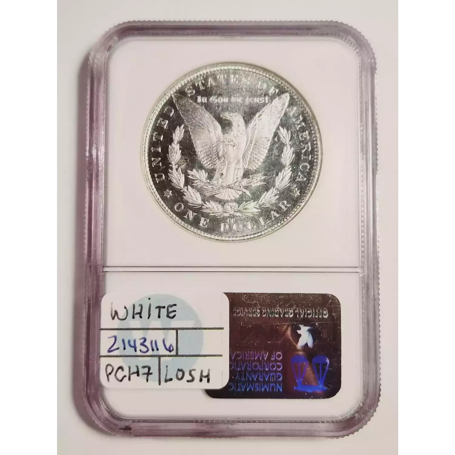 1882-CC Morgan Silver Dollar NGC MS-65 DPL - White Sight White - Bob Paul Rare Coins